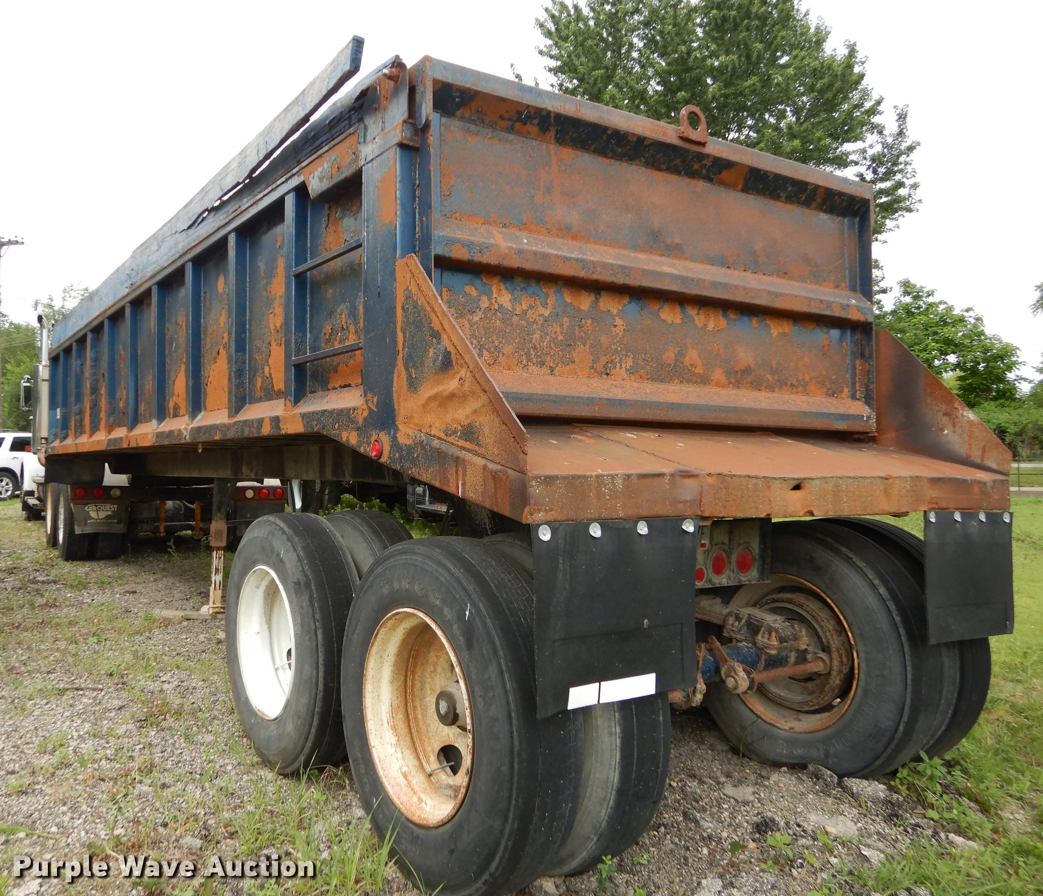 1974 Hilbilt end dump rock trailer in Parker, KS | Item DE1811 sold ...