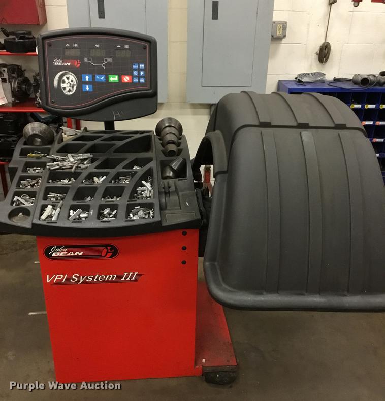 John Bean VPI System III tire balancer in Overland Park, KS | Item ...