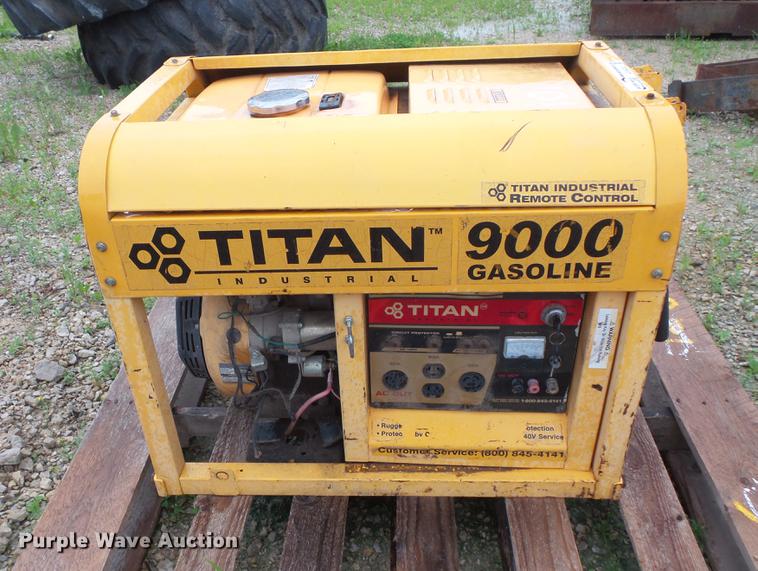 Titan generator in Plainview, MN | Item DV9355 sold | Purple Wave