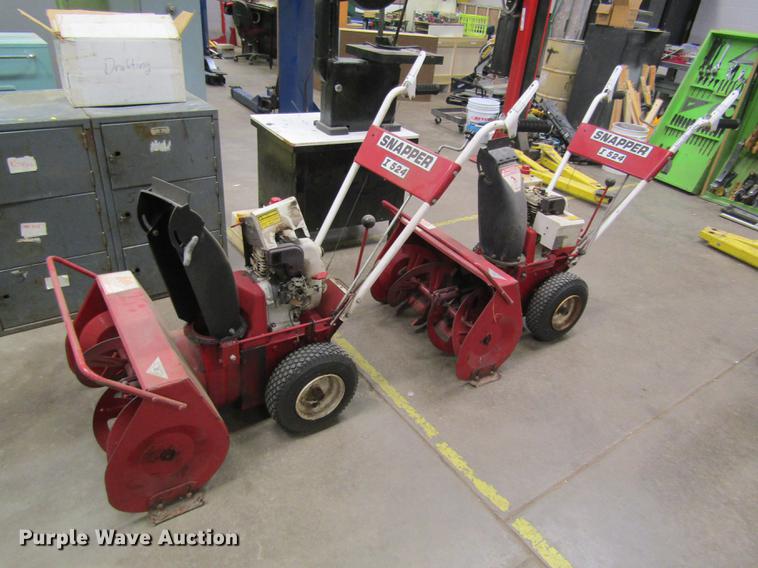 (2) Snapper I524 snow blowers in Concordia, KS | Item EI9469 sold ...