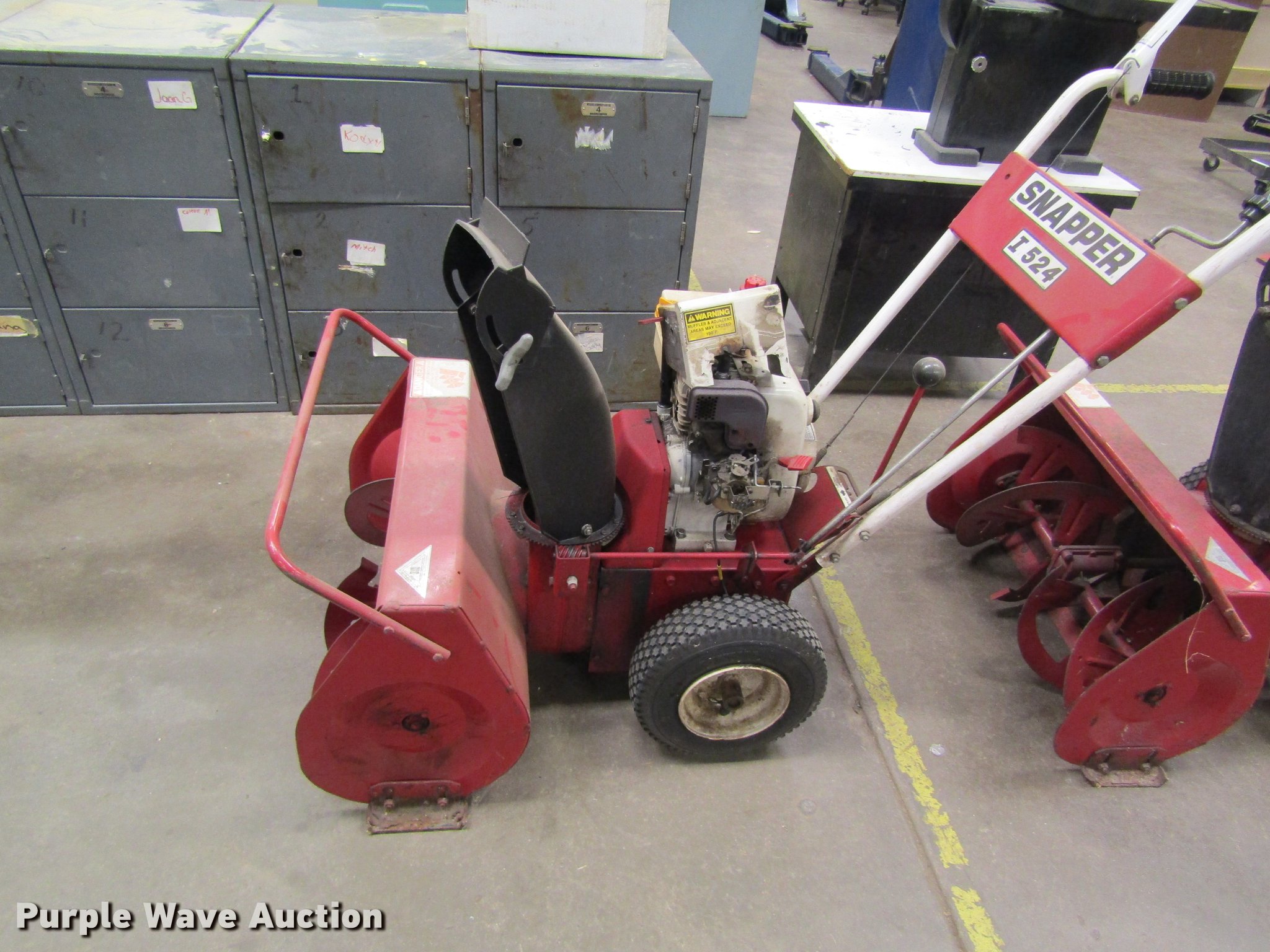 (2) Snapper I524 snow blowers in Concordia, KS | Item EI9469 sold ...