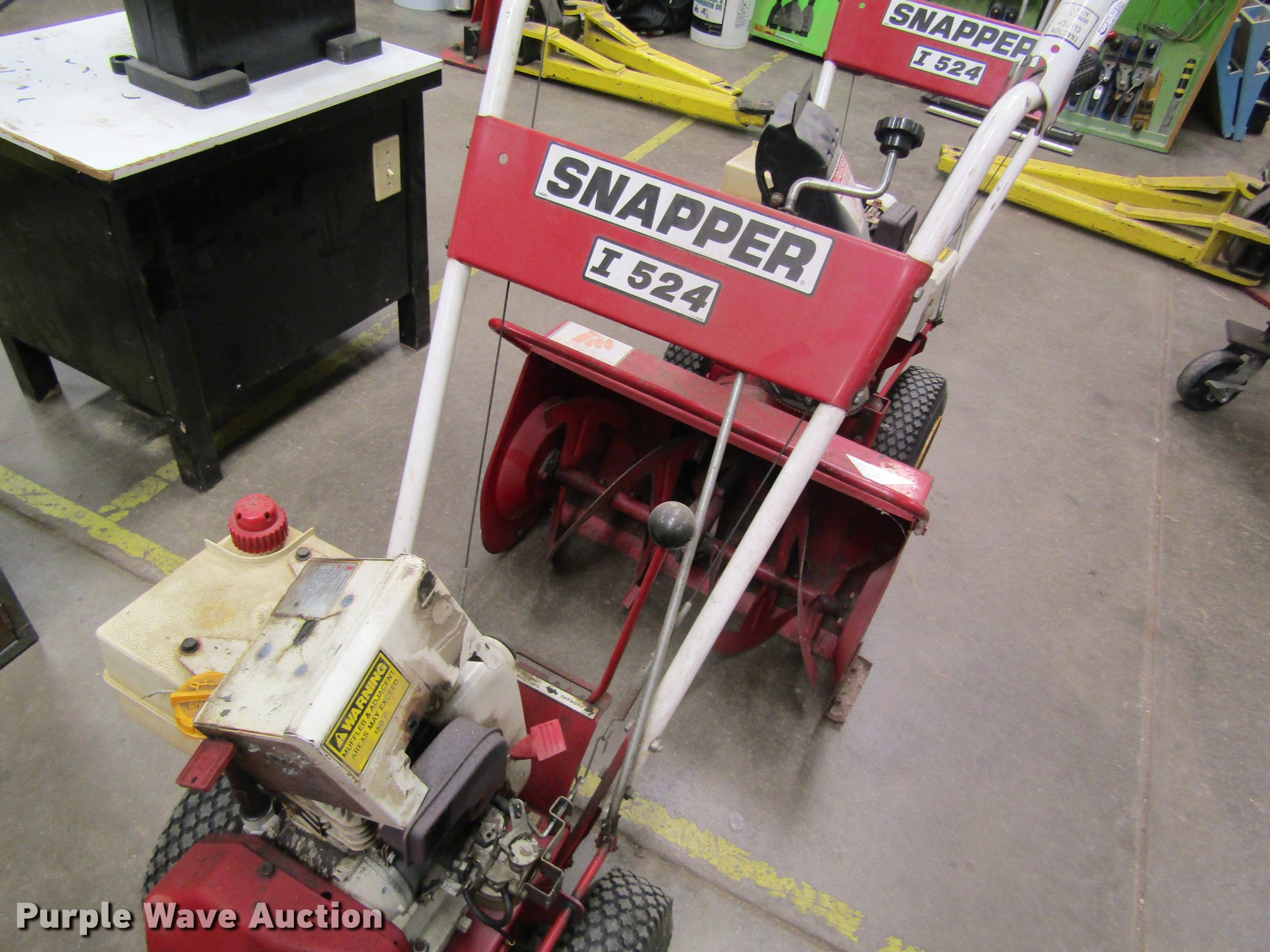 (2) Snapper I524 snow blowers in Concordia, KS | Item EI9469 sold ...