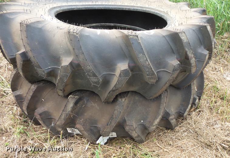 (2) Firestone 12.4-24 tires in Veblen, SD | Item EV9180 sold | Purple Wave
