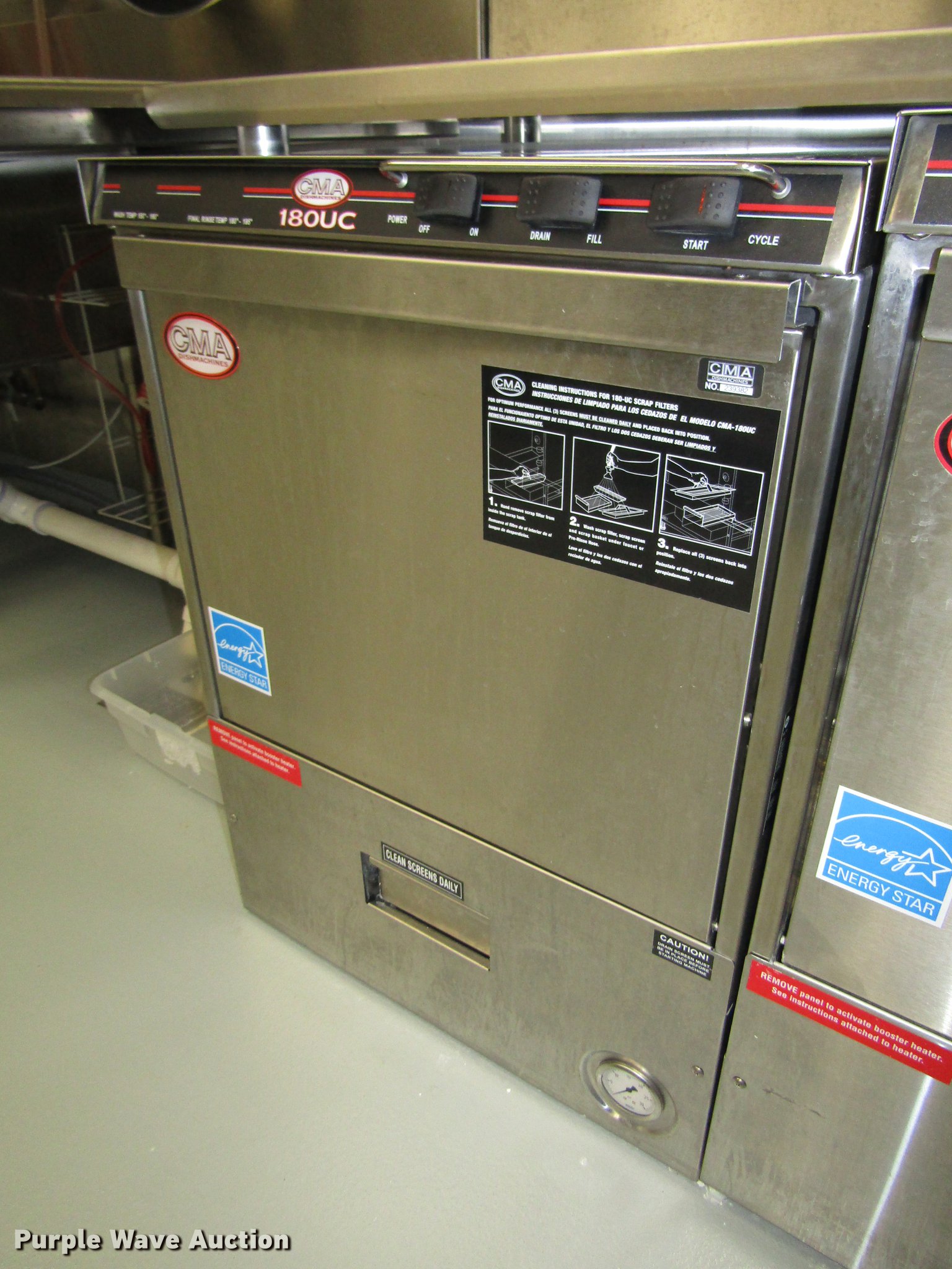 CMA 180UC dishwasher in Seward, NE | Item DO9064 sold | Purple Wave