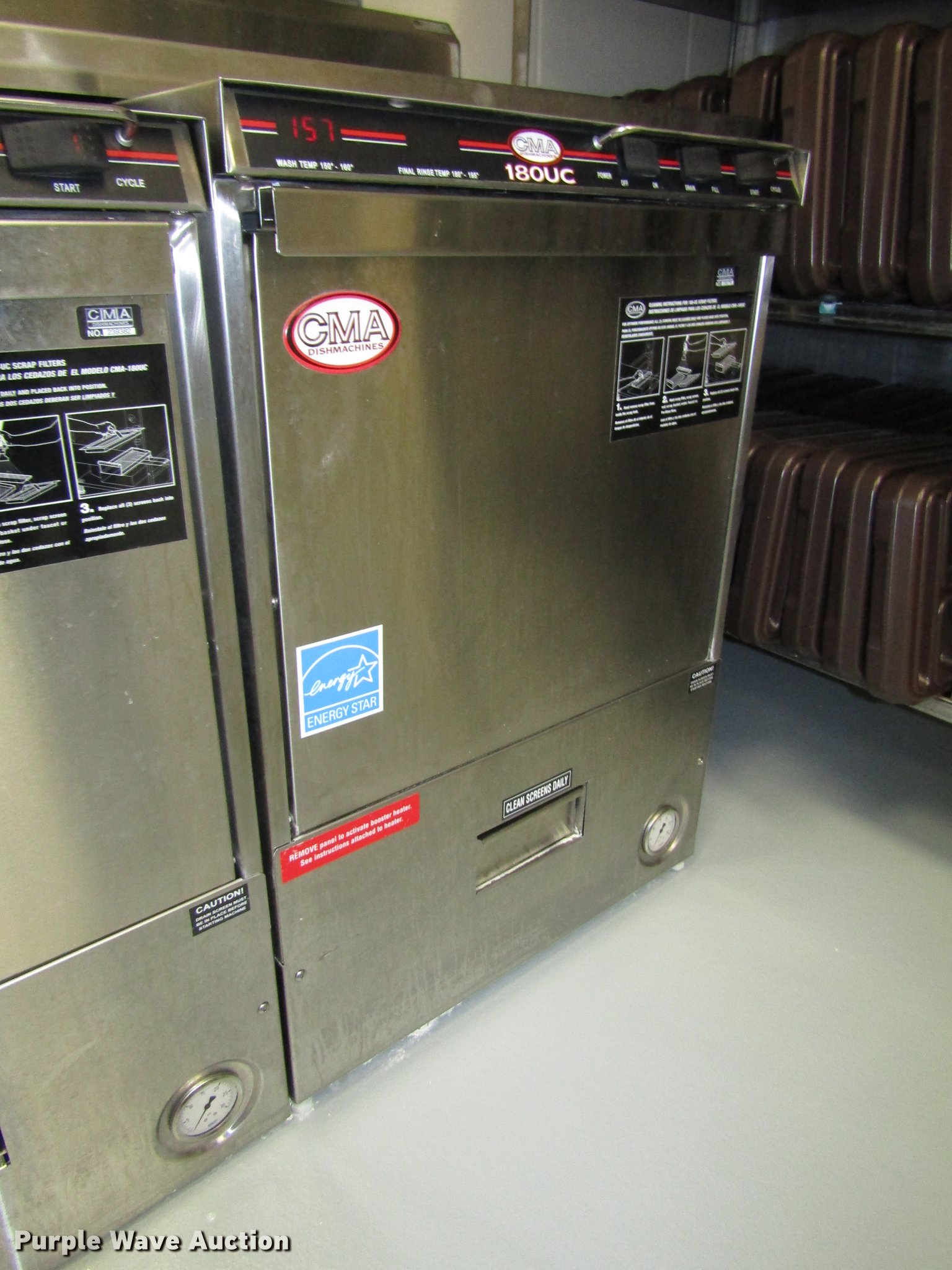 CMA 180UC dishwasher in Seward, NE | Item DO9065 sold | Purple Wave