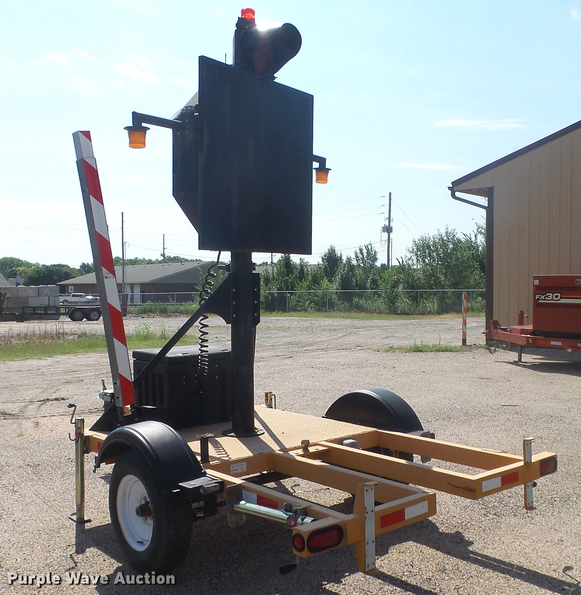 Safety Technologies auto flagger trailer in Bel Aire, KS | Item ET9433 ...