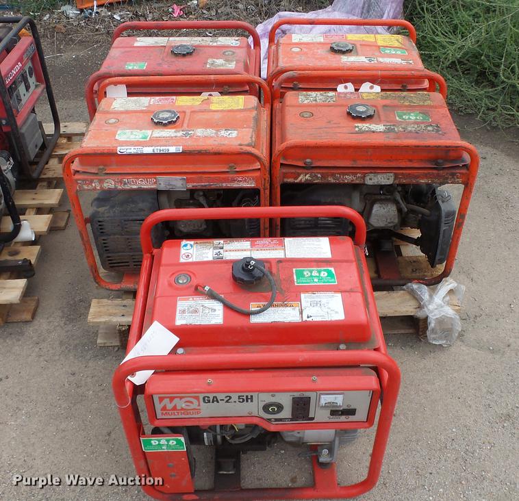 (5) Multi Quip generators in Wichita, KS | Item ET9459 for sale ...
