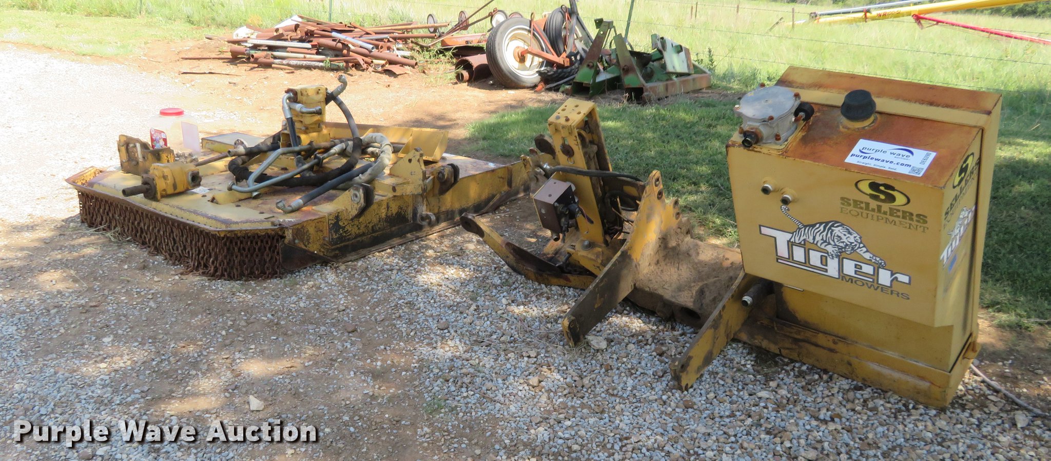Tiger side boom mower in Rock, KS | Item DE6390 sold | Purple Wave
