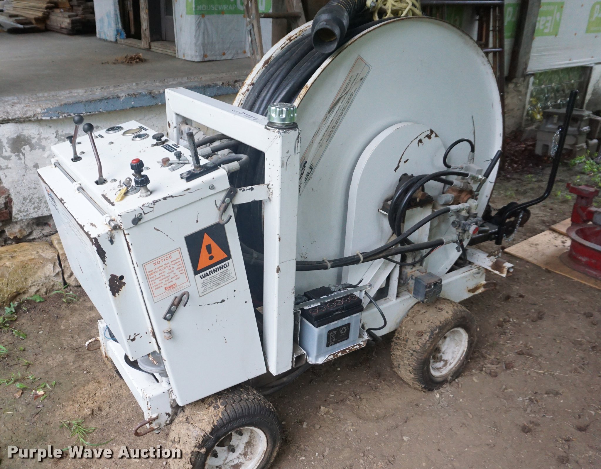 Sreco-Flexible EMSP-6 sewer rodding easement machine in Atchison, KS ...