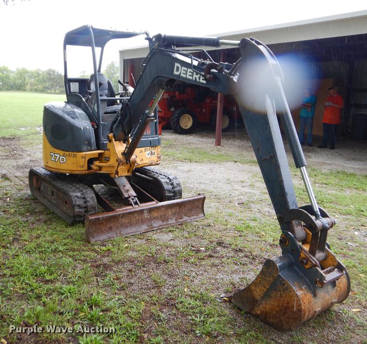 2010 John Deere 27D mini excavator in Fredonia, KS | Item EO9561 sold ...