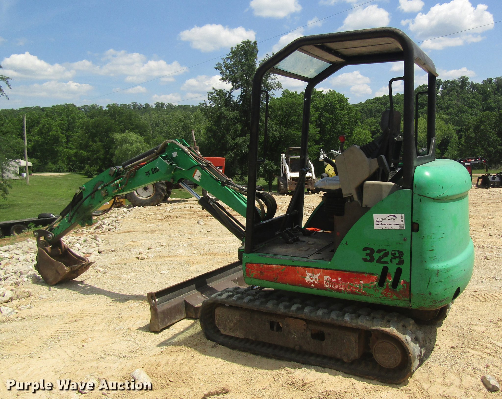 2006 Bobcat 328 mini excavator in Grove, OK | Item DD8500 sold | Purple ...