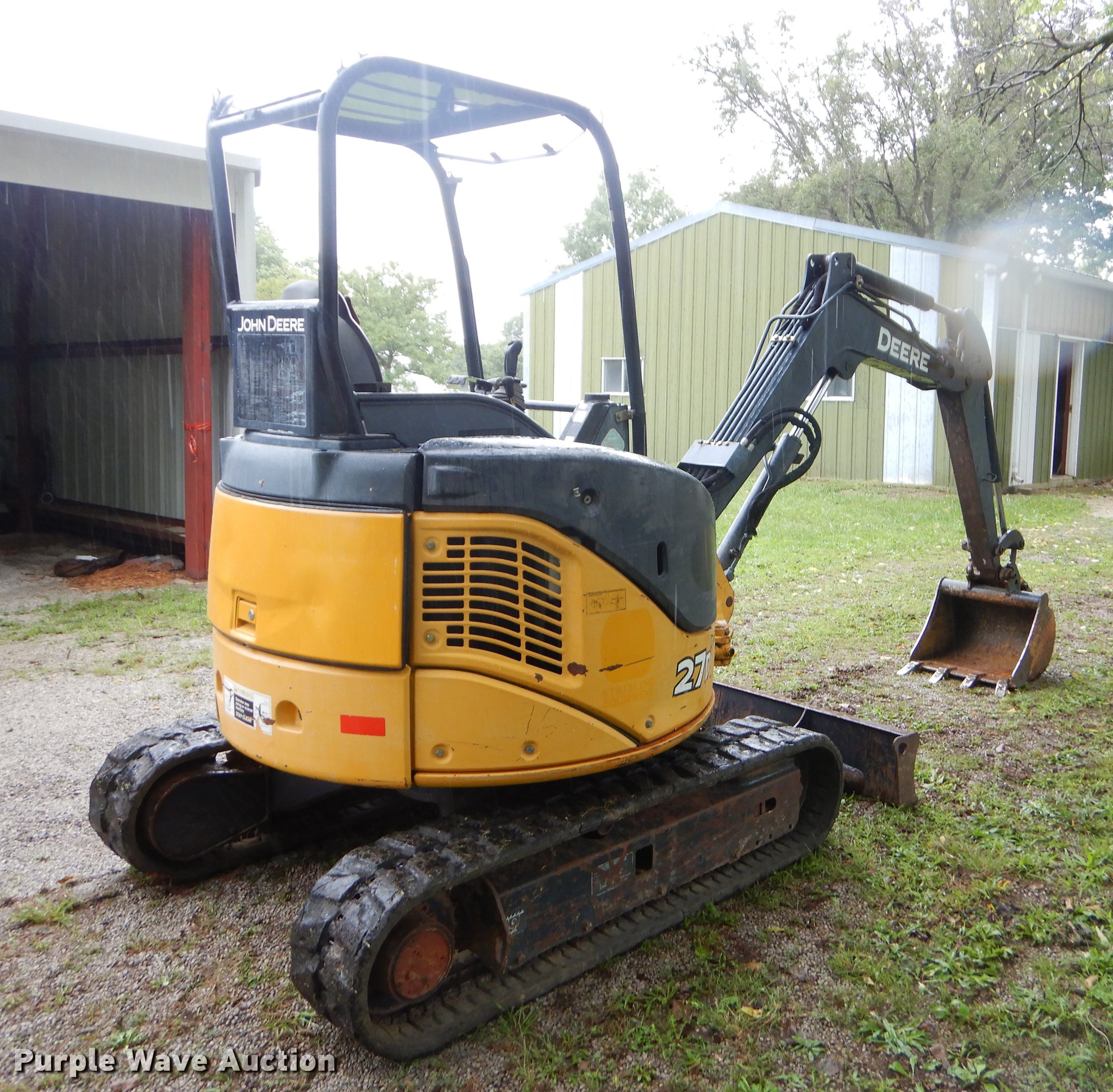2010 John Deere 27D mini excavator in Fredonia, KS | Item EO9561 sold ...