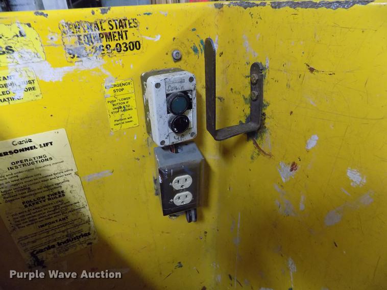 Genie PLC-24 man lift in Ellsworth , KS | Item ER9091 sold | Purple Wave