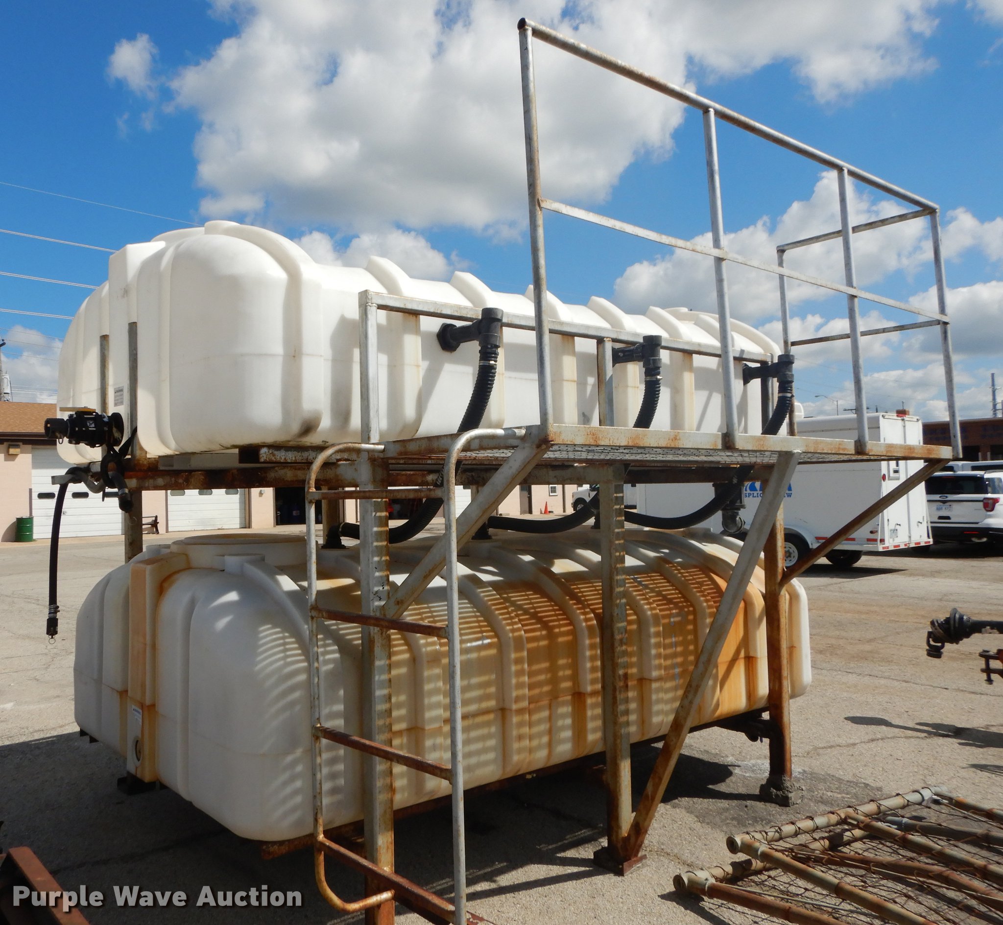 (2) salt brine tanks in Topeka, KS | Item EM9673 sold | Purple Wave