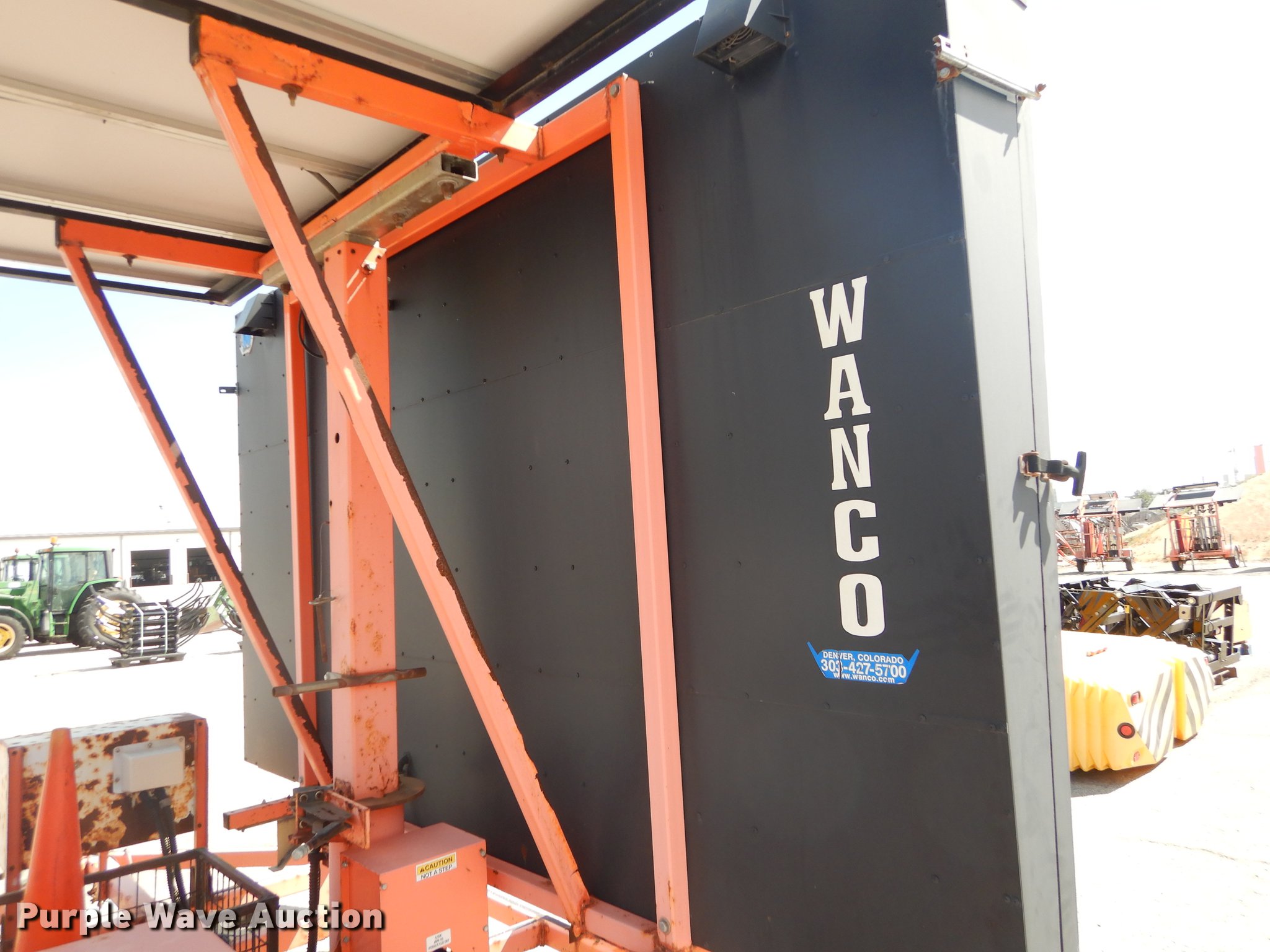 2006 Wanco sign board in Topeka, KS | Item FC9250 sold | Purple Wave