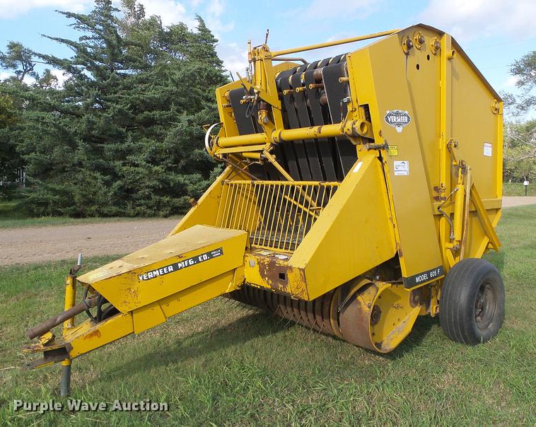 1978 Vermeer 605F round baler in Albert, KS | Item DD5888 sold | Purple ...