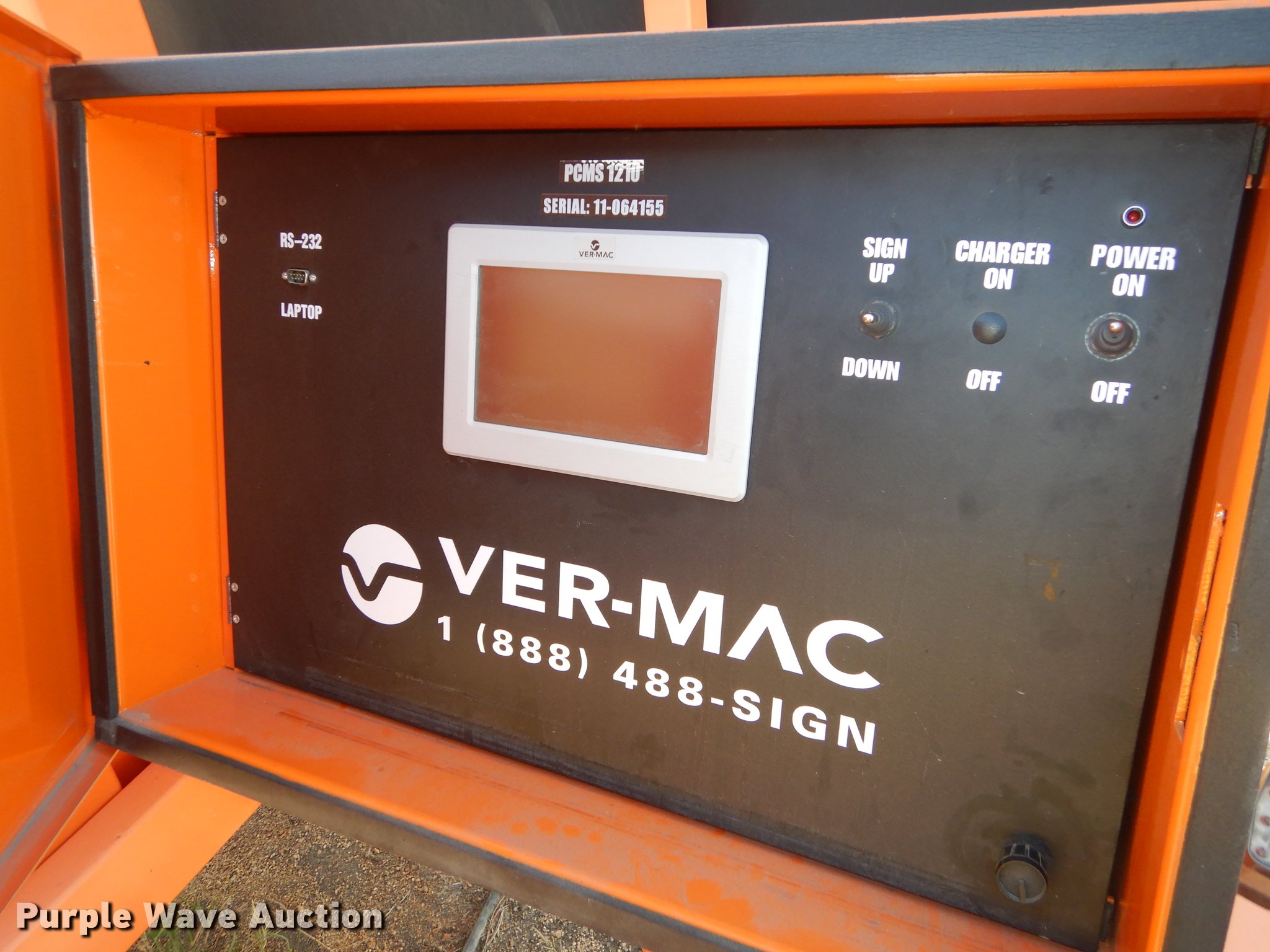 2011 Ver Mac PCMS-1210 message board in Topeka, KS | Item DF1779 sold ...