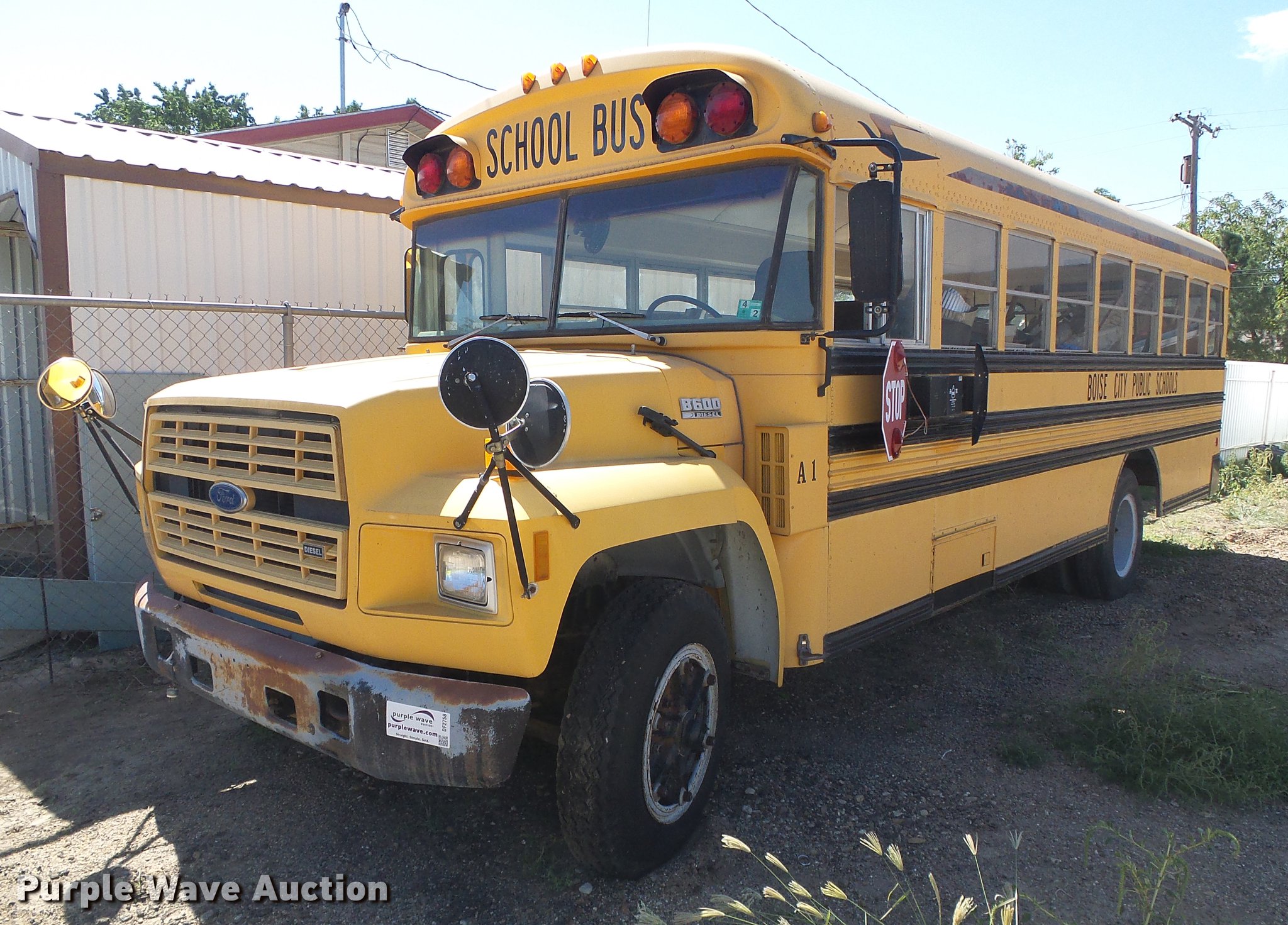 1992 Ford B600 Blue Bird school bus in Boise City, OK | Item DF2758 ...