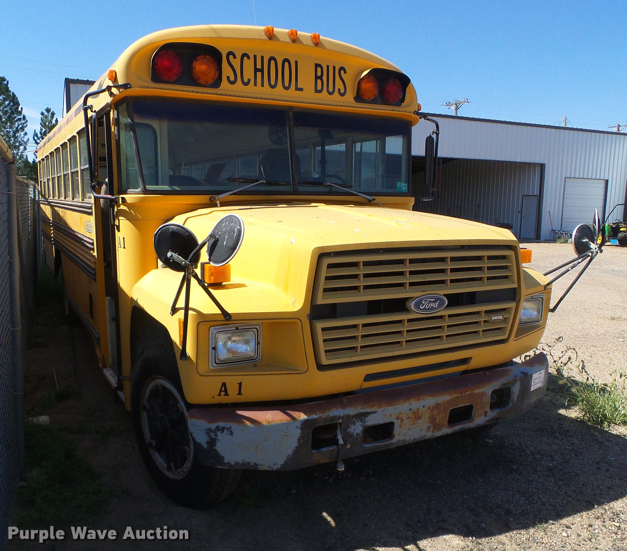1992 Ford B600 Blue Bird school bus in Boise City, OK | Item DF2758 ...