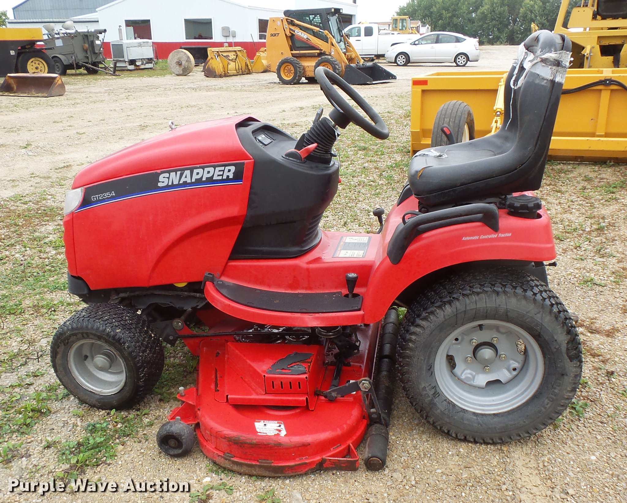 Snapper GT2354 riding lawn mower in Plainview, MN | Item FT9920 sold ...