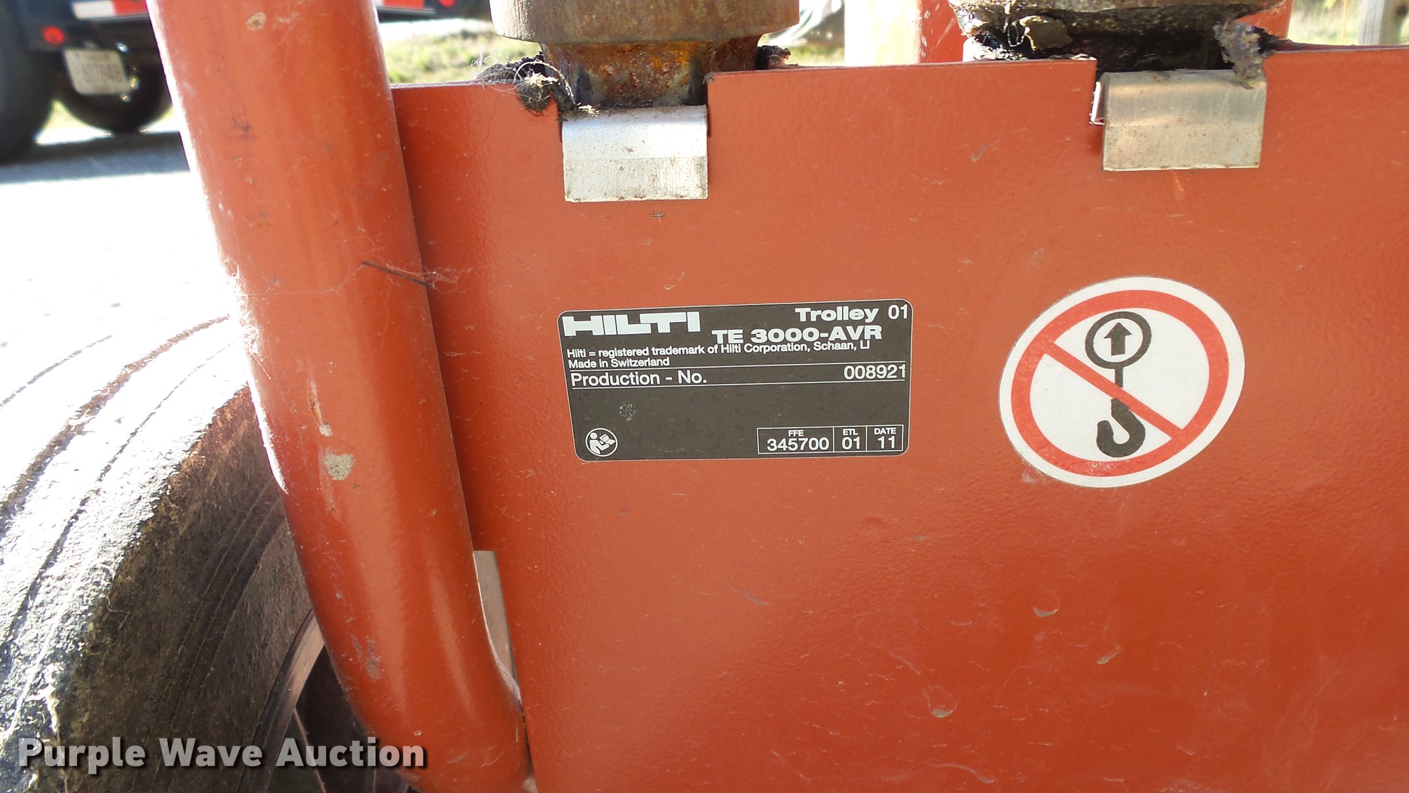 Hilti TE3000-AVR jack hammer in Hutchinson, KS | Item FO9193 sold ...