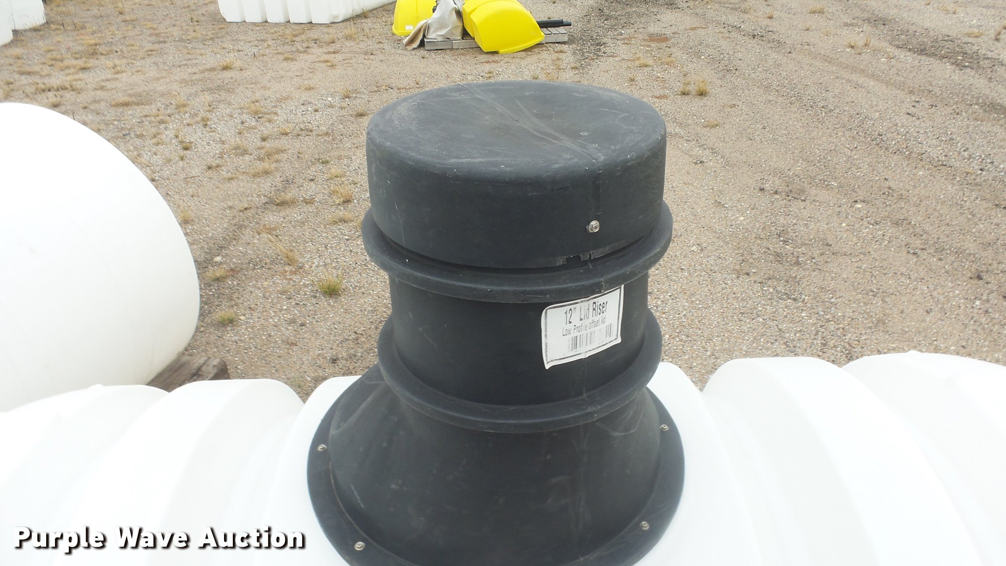 Norwesco low profile poly cistern tank and riser in Newton, KS | Item ...