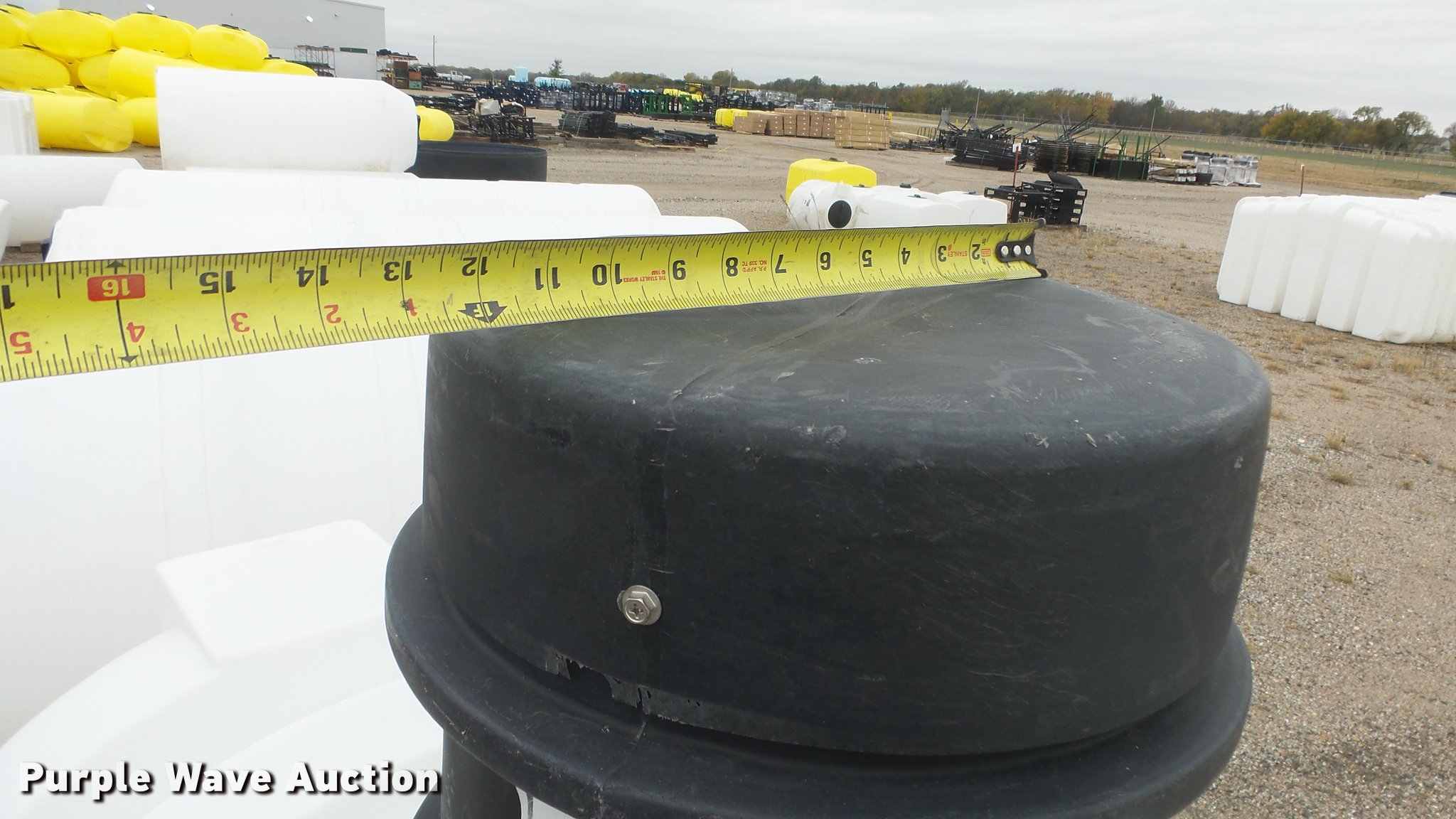 Norwesco low profile poly cistern tank and riser in Newton, KS | Item ...