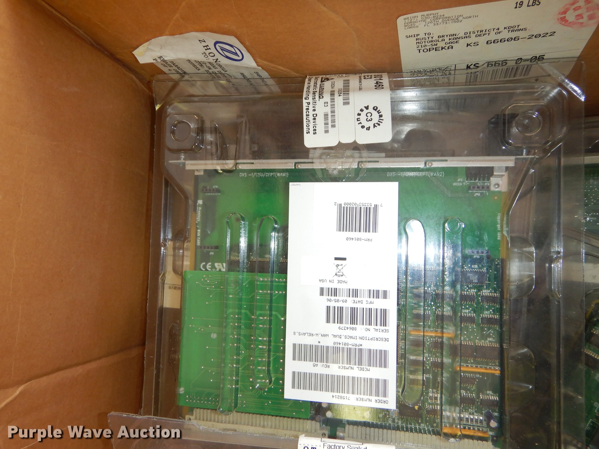 (7) Motorola IMACS 800 Z phone banks in Topeka, KS | Item EM9733 sold ...