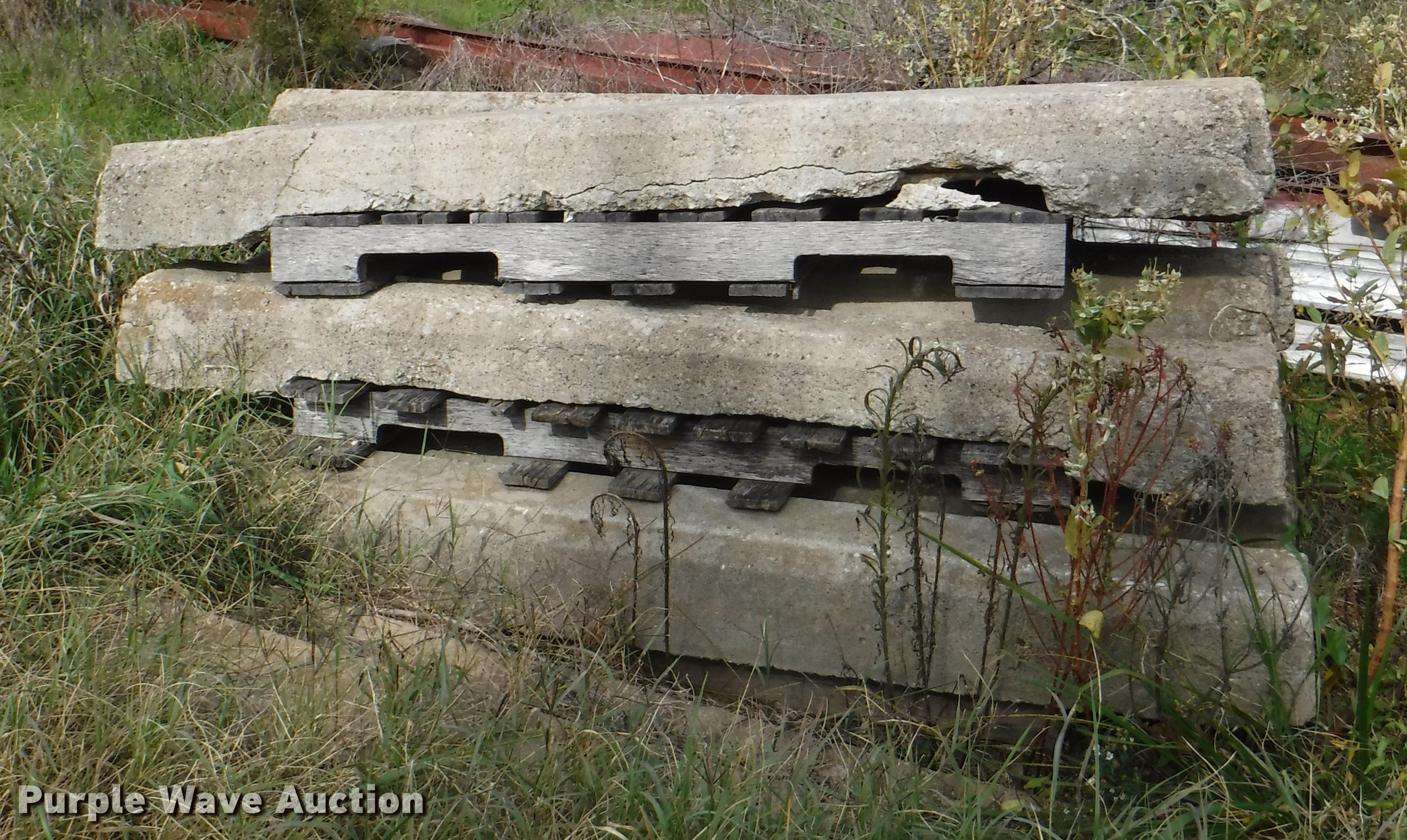 Approximately 300 concrete bumper blocks in Topeka, KS | Item FS9425 ...