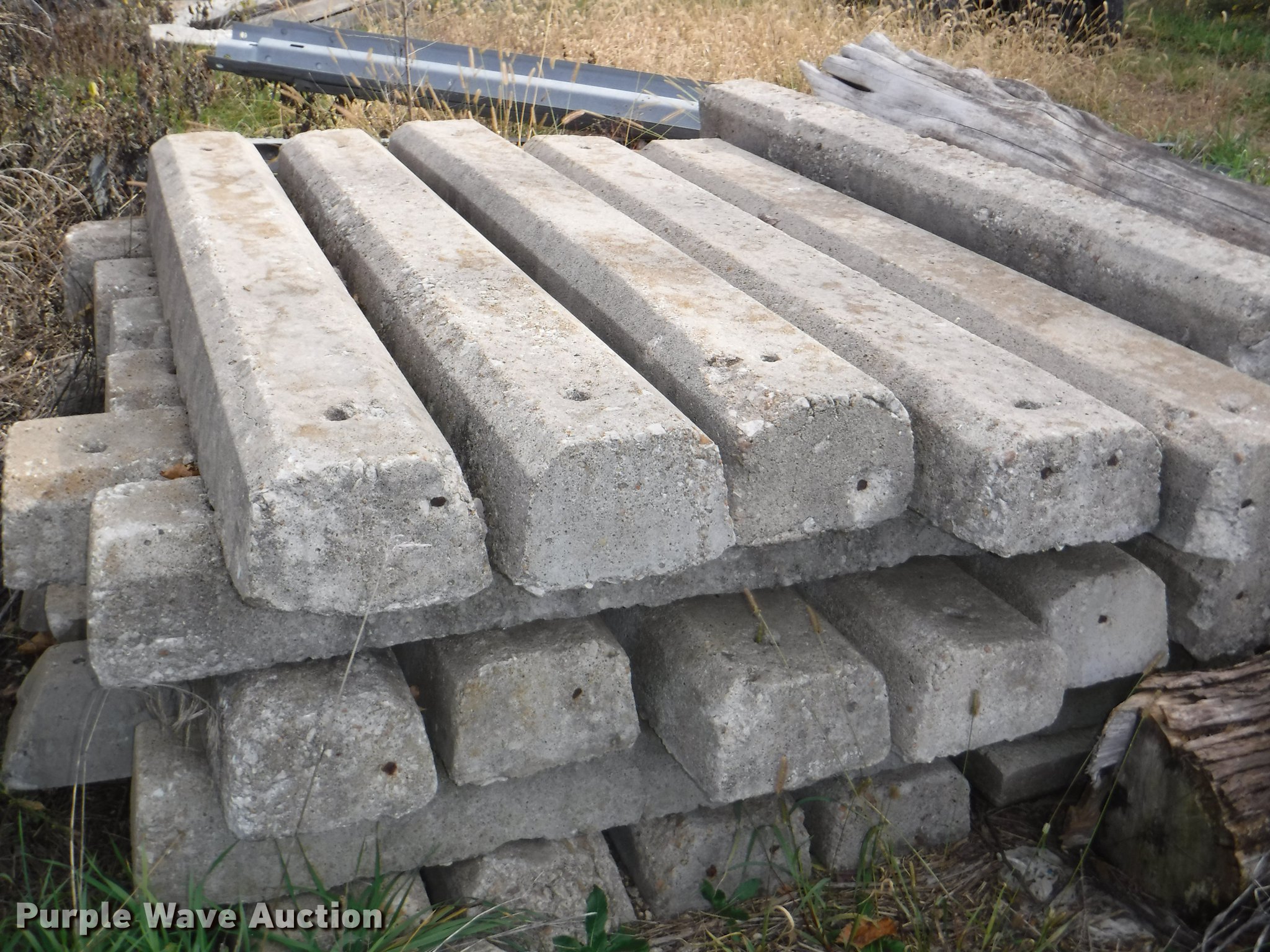 Approximately 300 concrete bumper blocks in Topeka, KS | Item FS9425 ...
