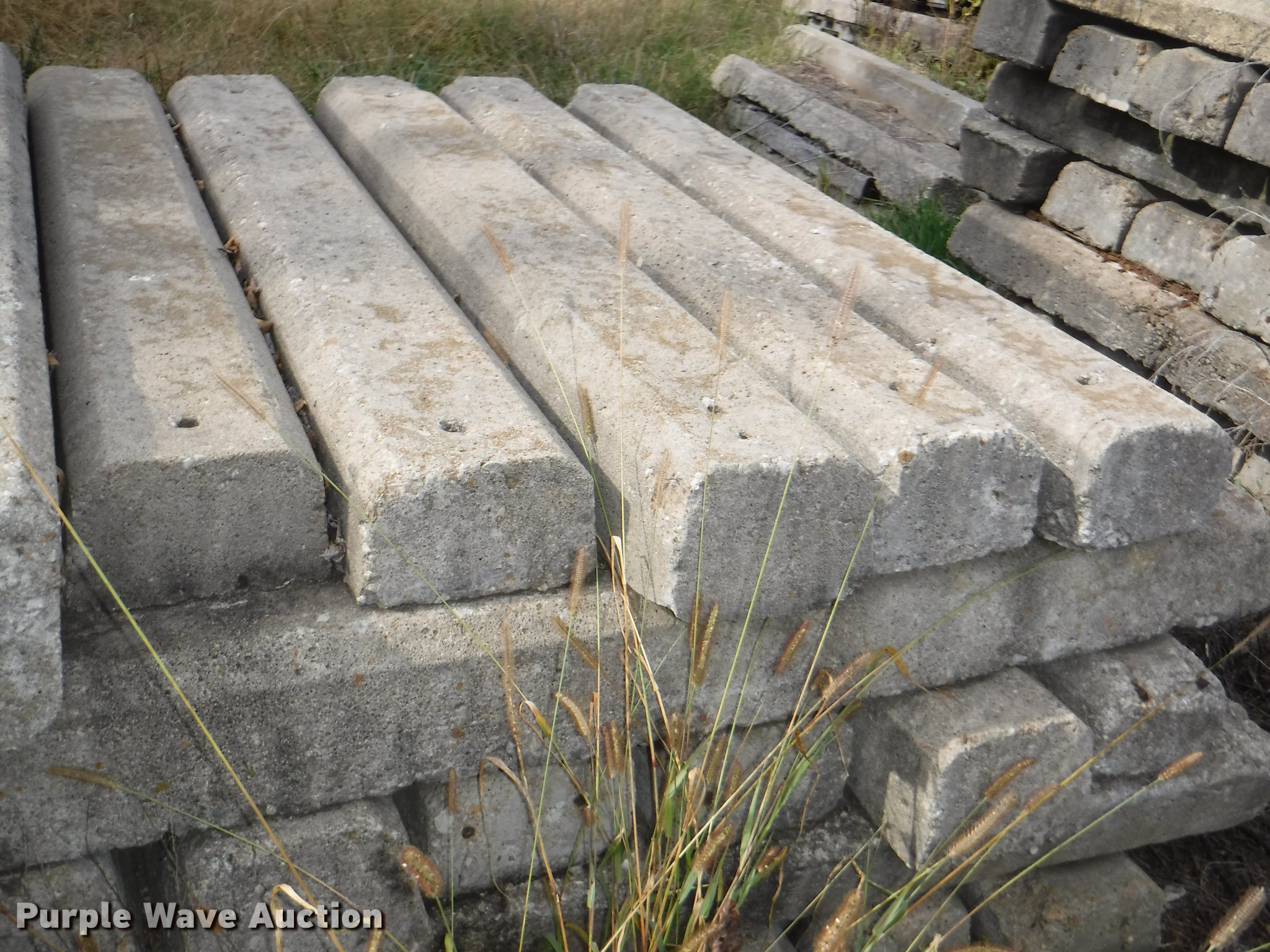 Approximately 300 concrete bumper blocks in Topeka, KS | Item FS9425 ...