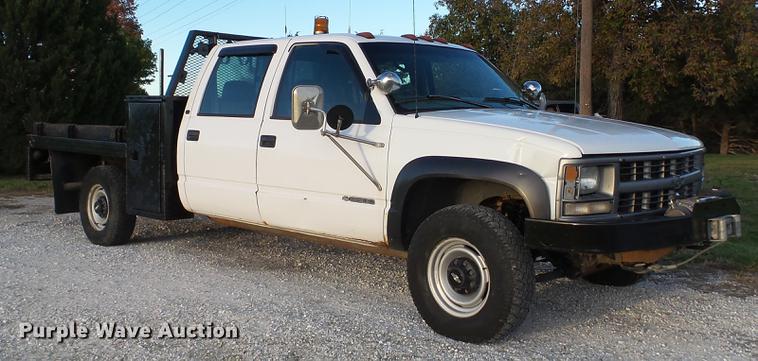1997 Chevrolet Cheyenne 3500 Crew Cab flatbed pickup truck in Moscow ...