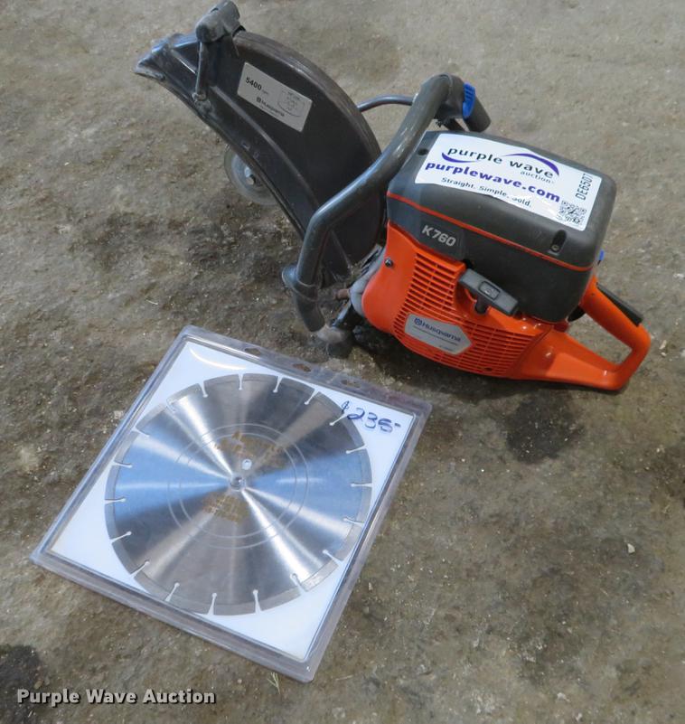 Husqvarna K760 Quicke saw in Augusta, KS | Item DE6507 sold | Purple Wave