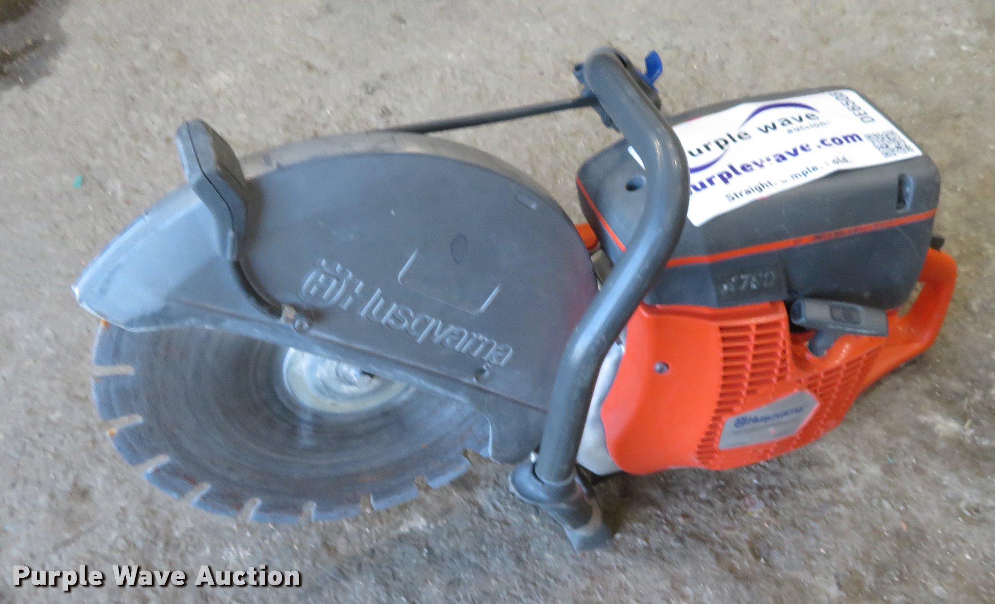 Husqvarna K760 Quicke saw in Augusta, KS | Item DE6508 sold | Purple Wave