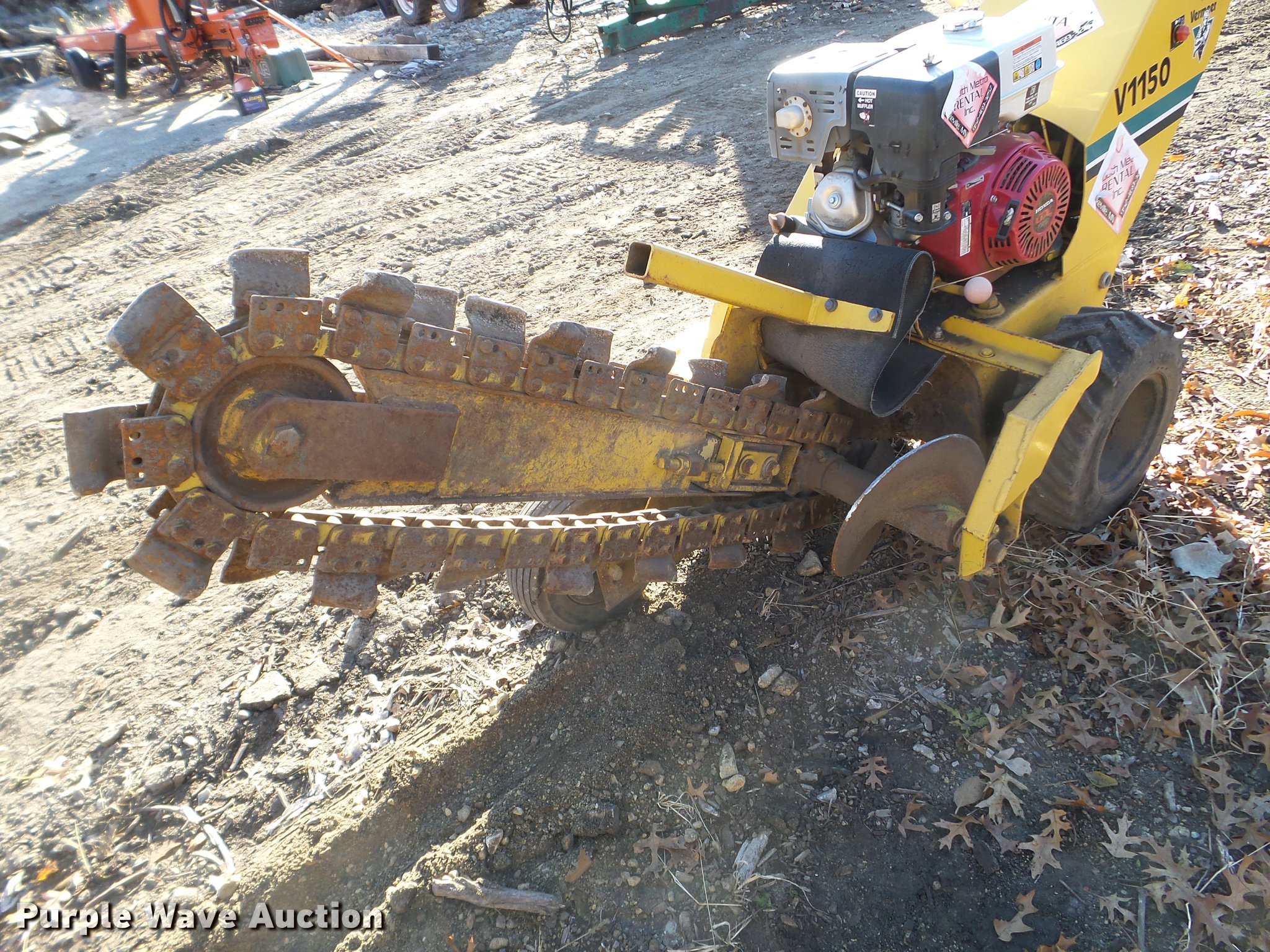 Vermeer V1150 trencher in Rochester, MN | Item DX9682 sold | Purple Wave