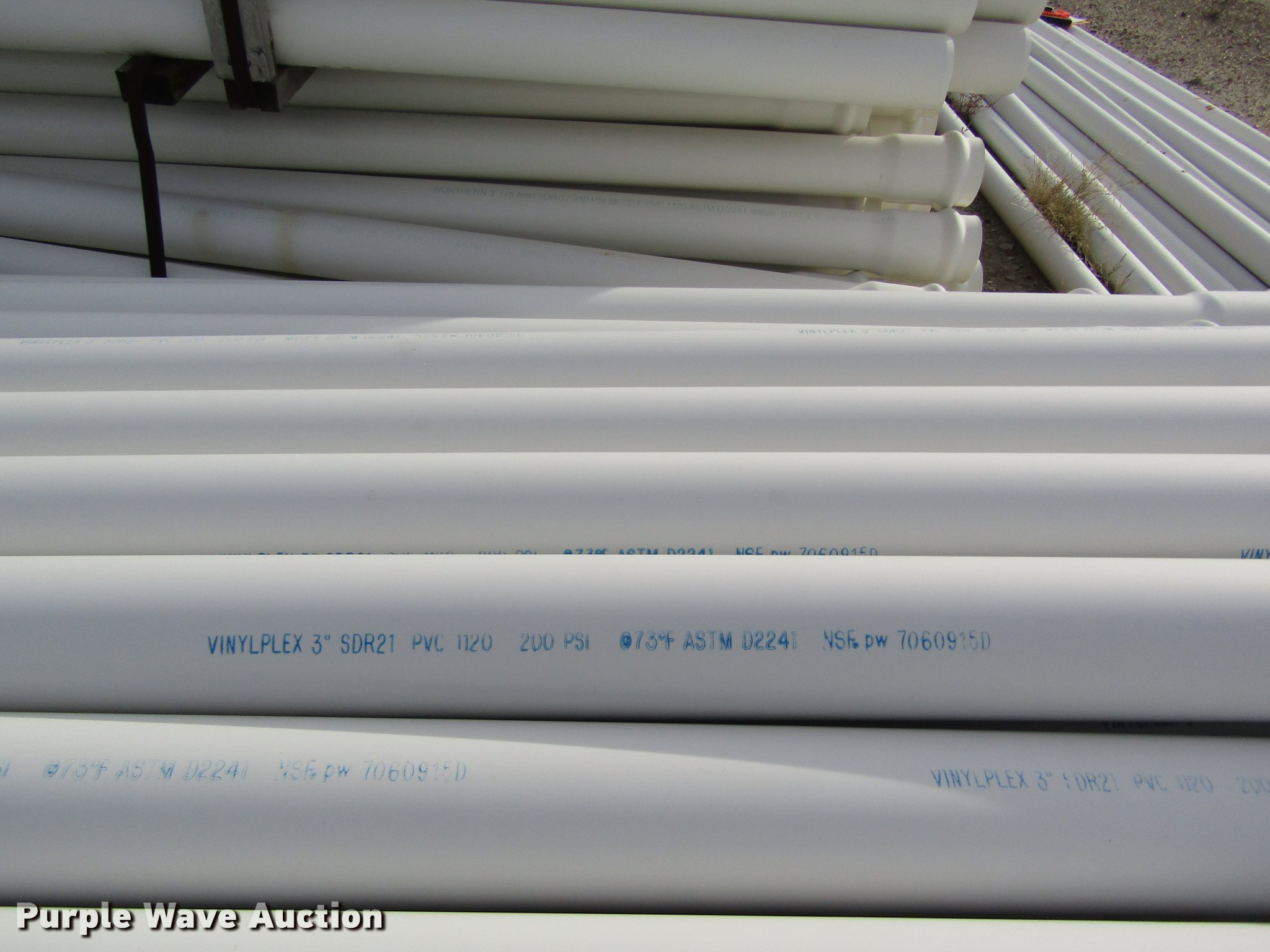 (447) Vinylplex SDR21 PVC pipes in Plainville, KS | Item DB4791 sold ...