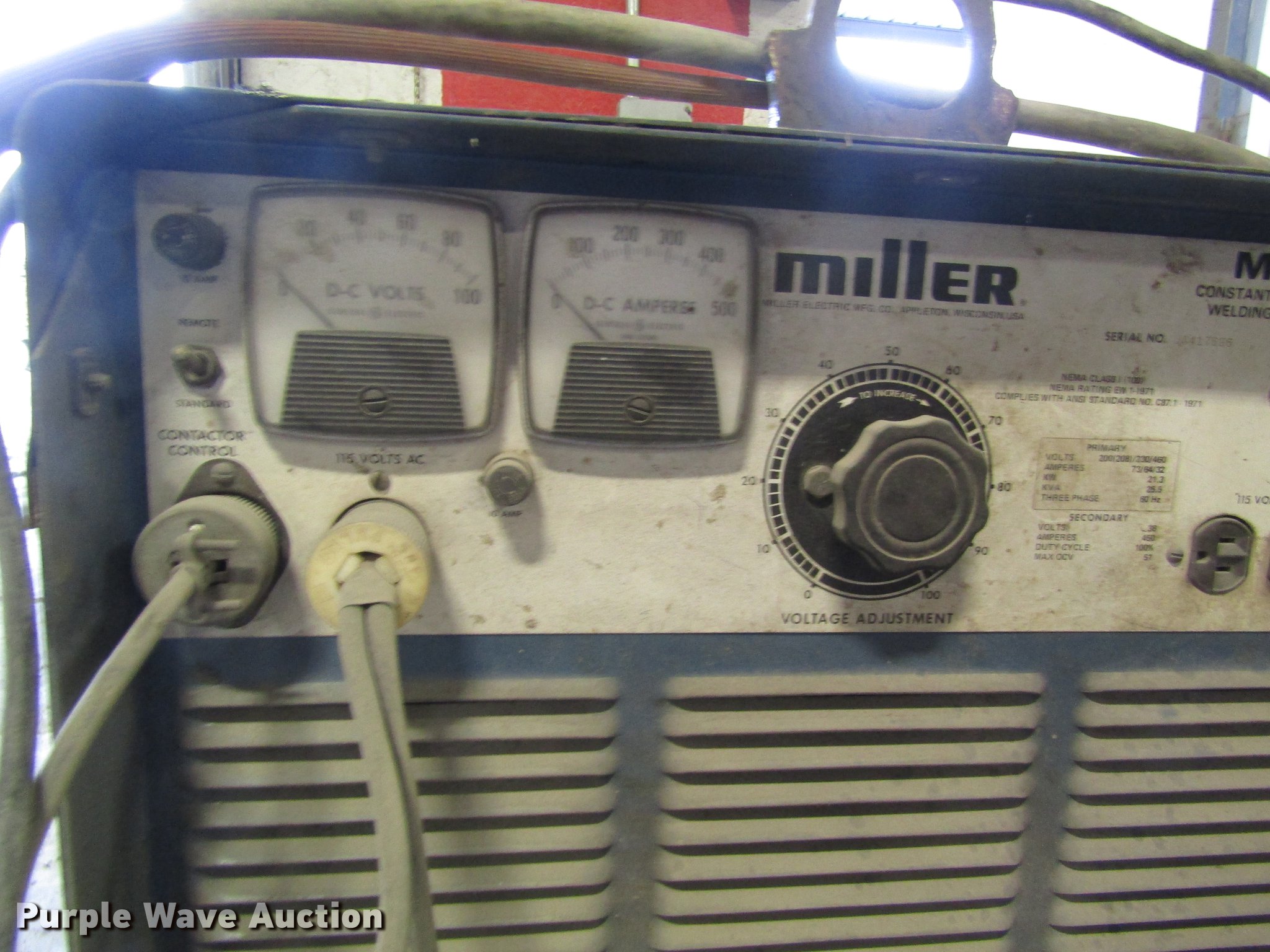 Miller MP-45E welder in Plainville, KS | Item EH9327 sold | Purple Wave