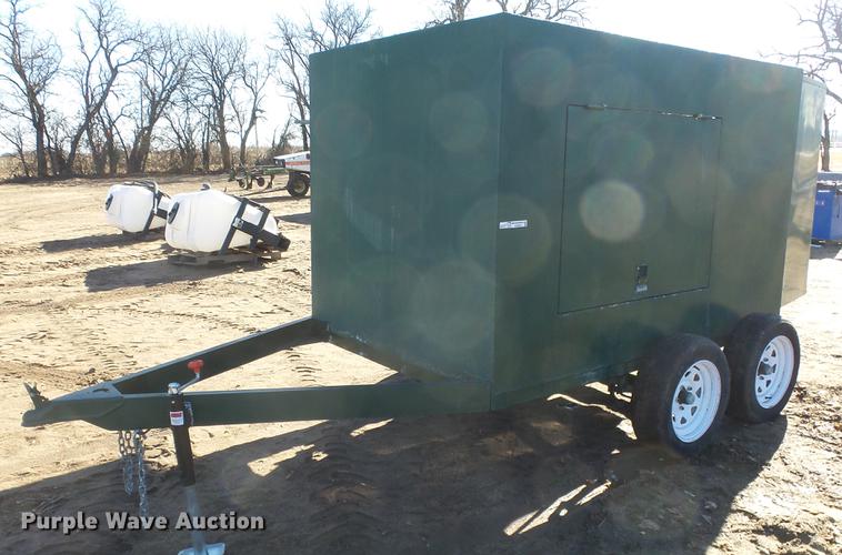 Enclosed generator trailer in Kinsley, KS | Item EH9051 sold | Purple Wave