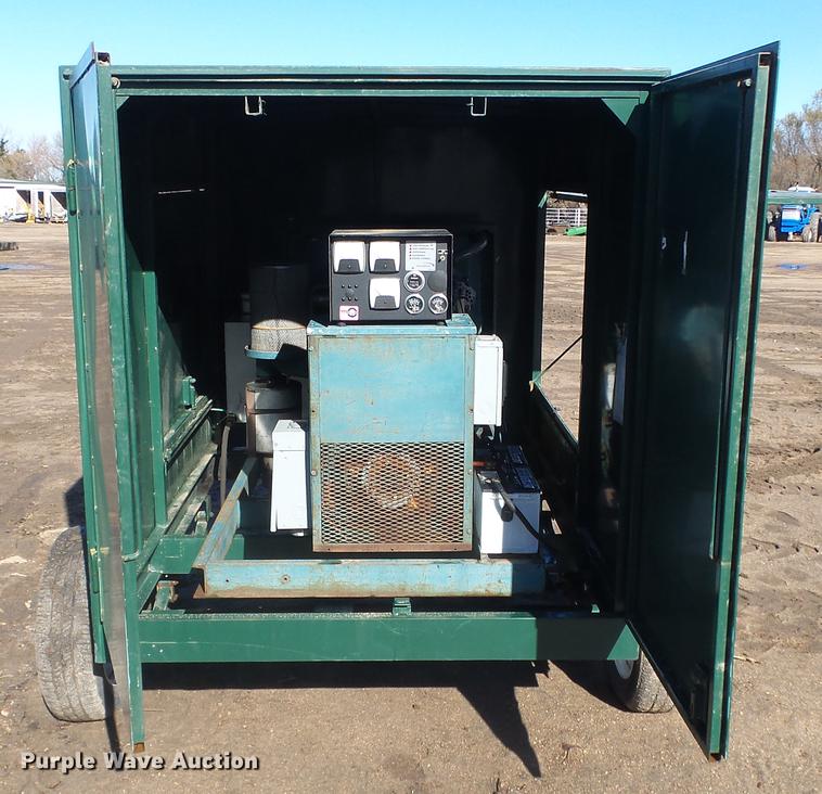Enclosed generator trailer in Kinsley, KS | Item EH9051 sold | Purple Wave