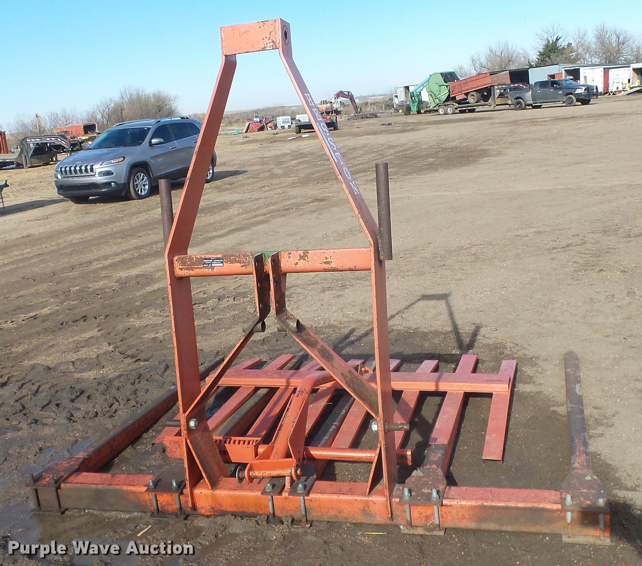 Hesston StakMover 10 hay bale stacker in Kinsley, KS | Item FI9375 sold ...