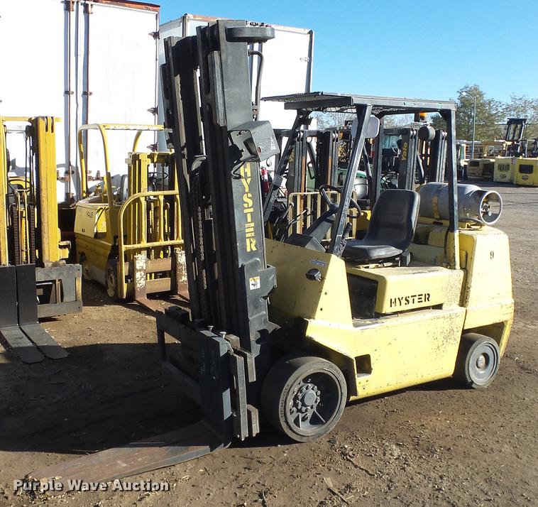 1994 Hyster S80XL forklift in Reno, NV | Item FQ9311 sold | Purple Wave