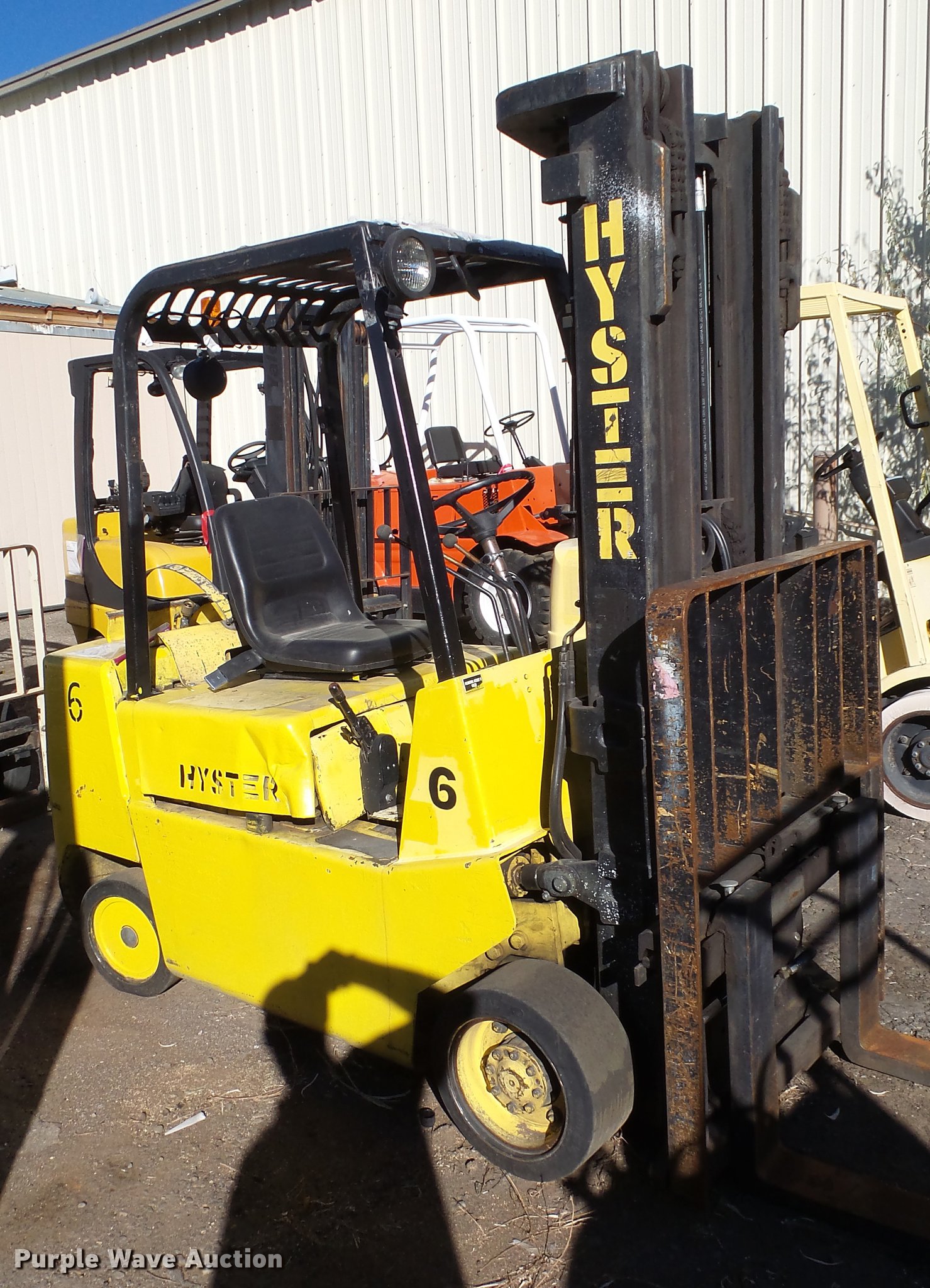 2012 Hyster S60XL forklift in Reno, NV | Item FQ9330 sold | Purple Wave