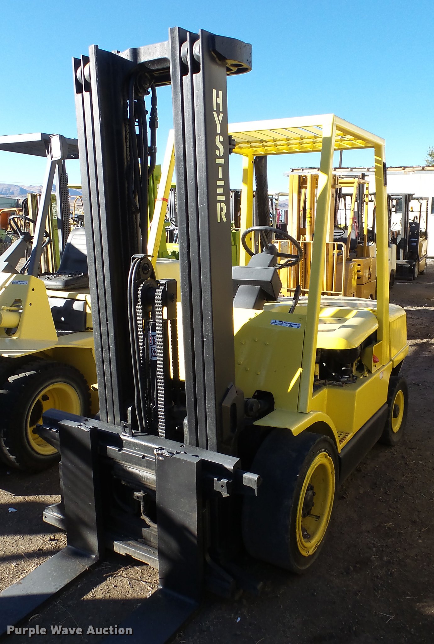 Hyster H60XM forklift in Reno, NV | Item FQ9340 sold | Purple Wave