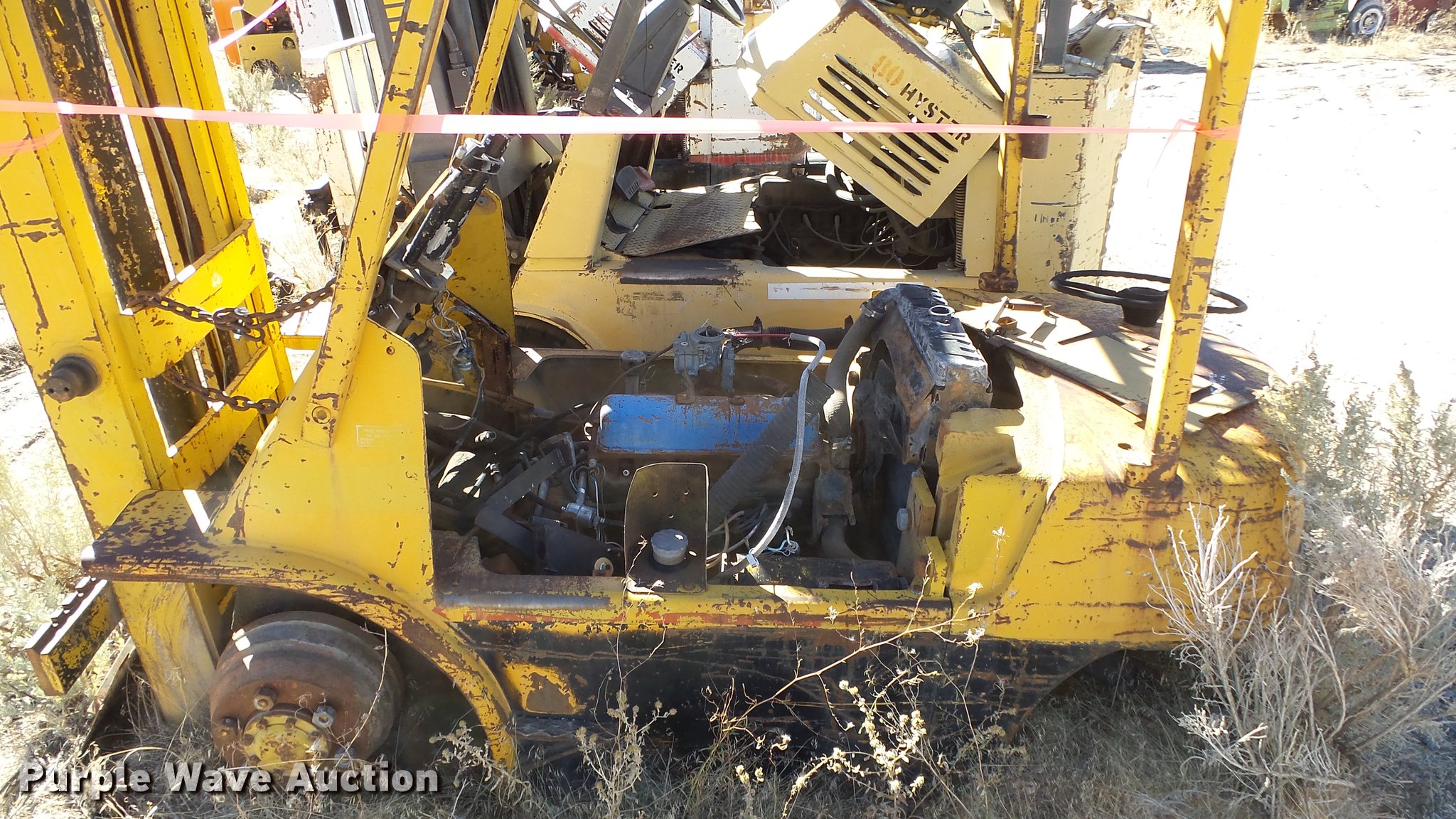 (4) Hyster salvage forklifts in Reno, NV | Item FS9768 for sale ...