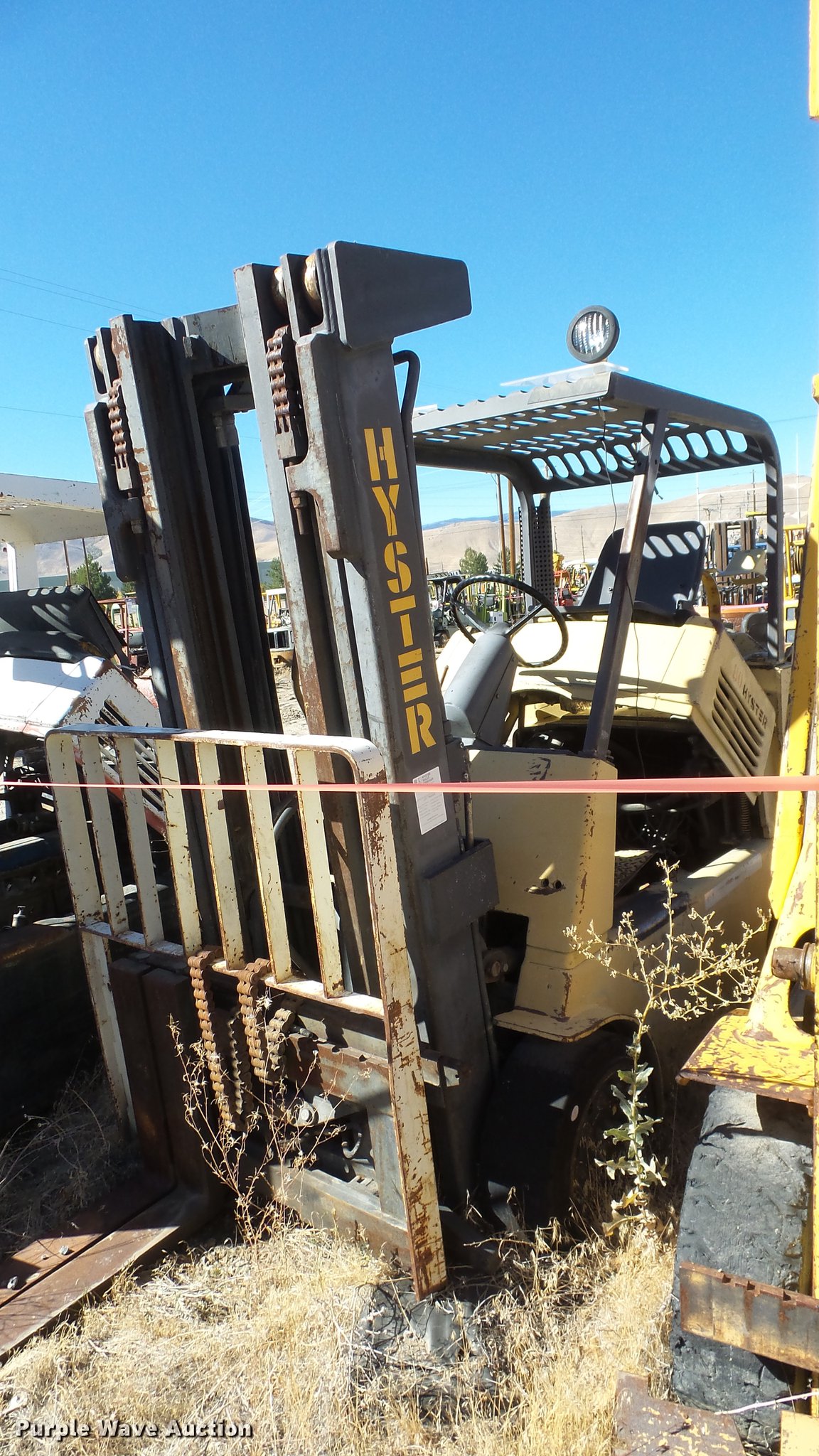 (4) Hyster salvage forklifts in Reno, NV | Item FS9768 for sale ...