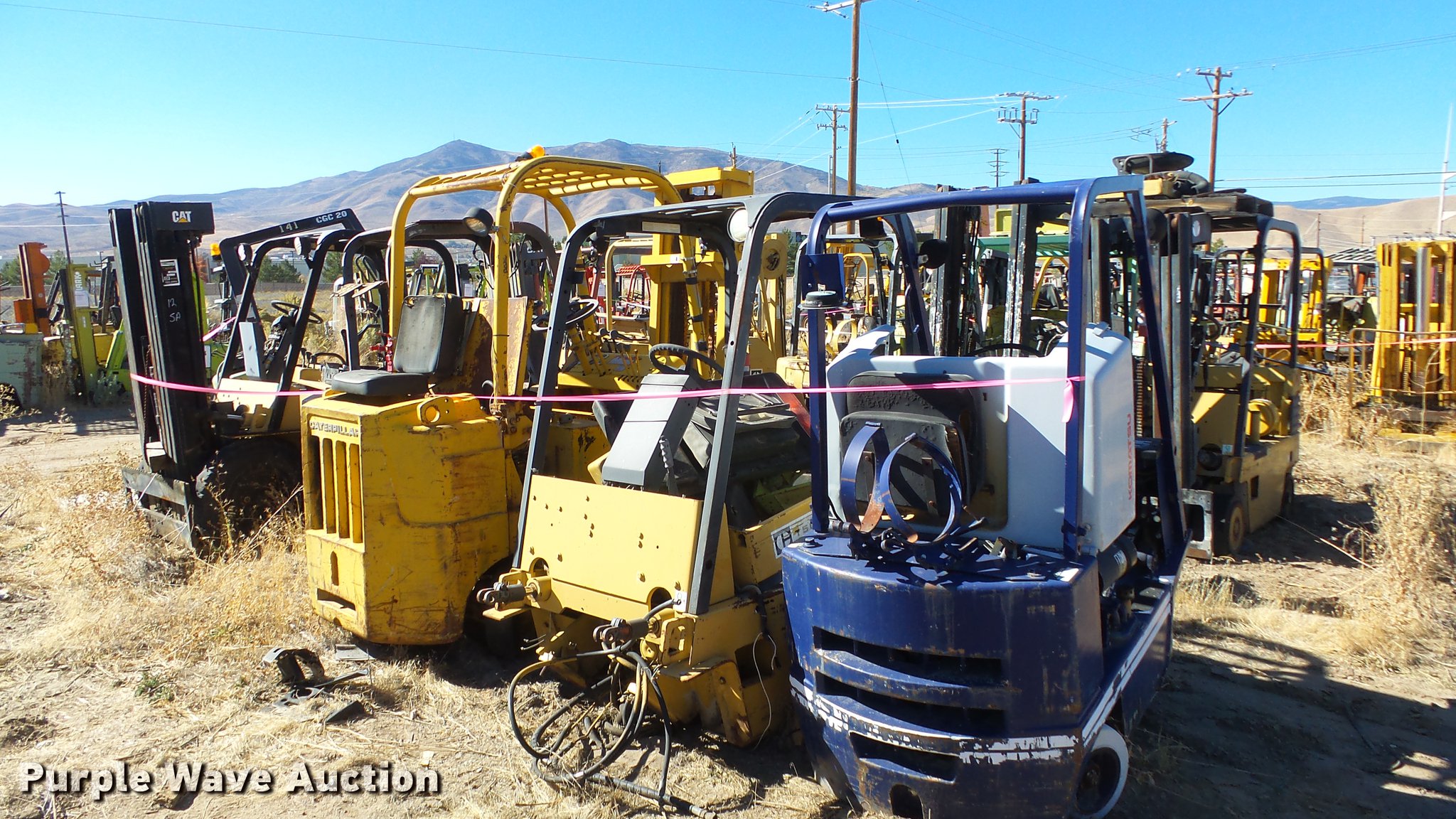 (6) salvage forklifts in Reno, NV | Item FS9772 for sale | Purple Wave