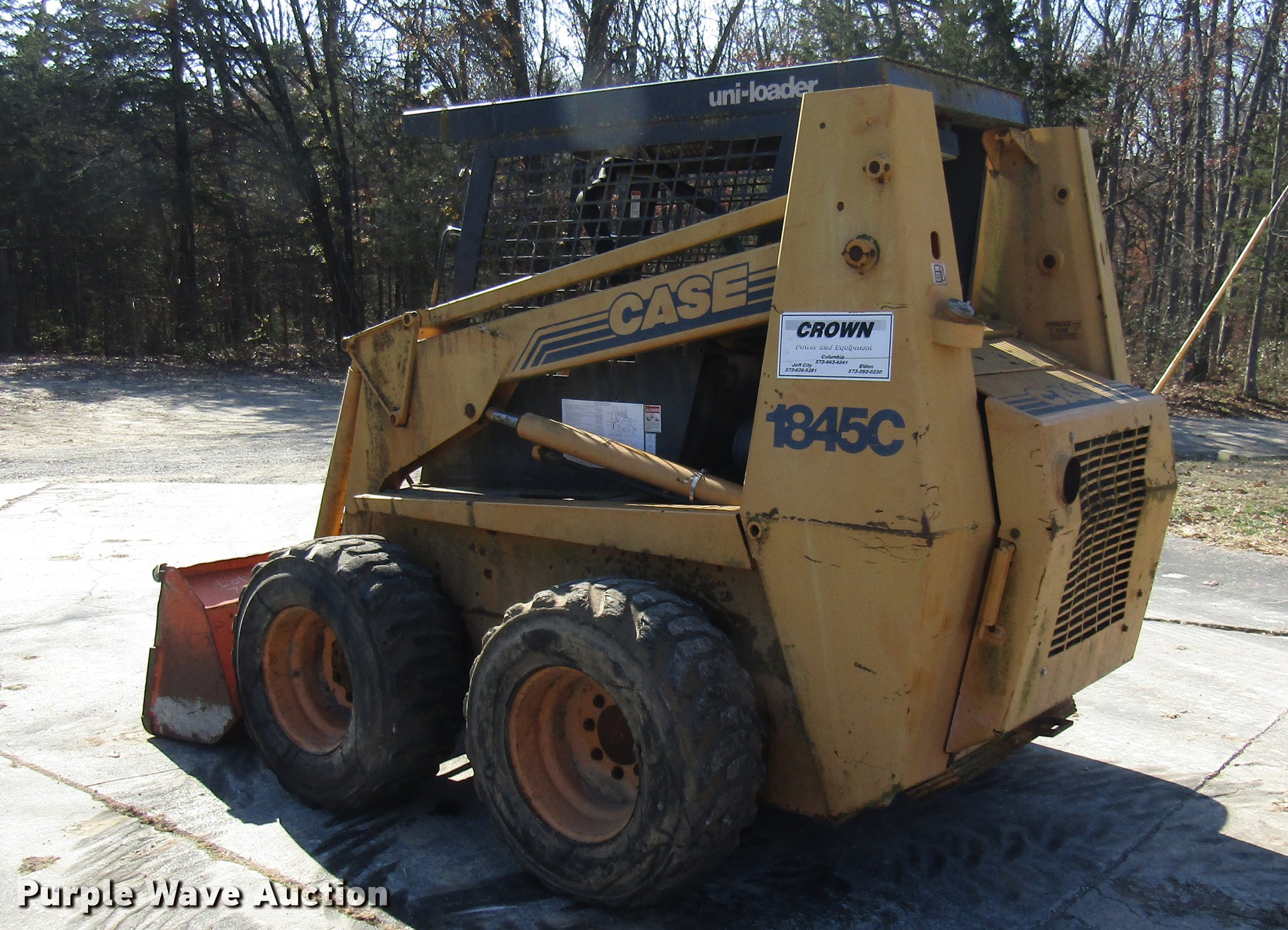 1996 Case 1845C skid steer in Hallsville, MO | Item DE5930 sold ...