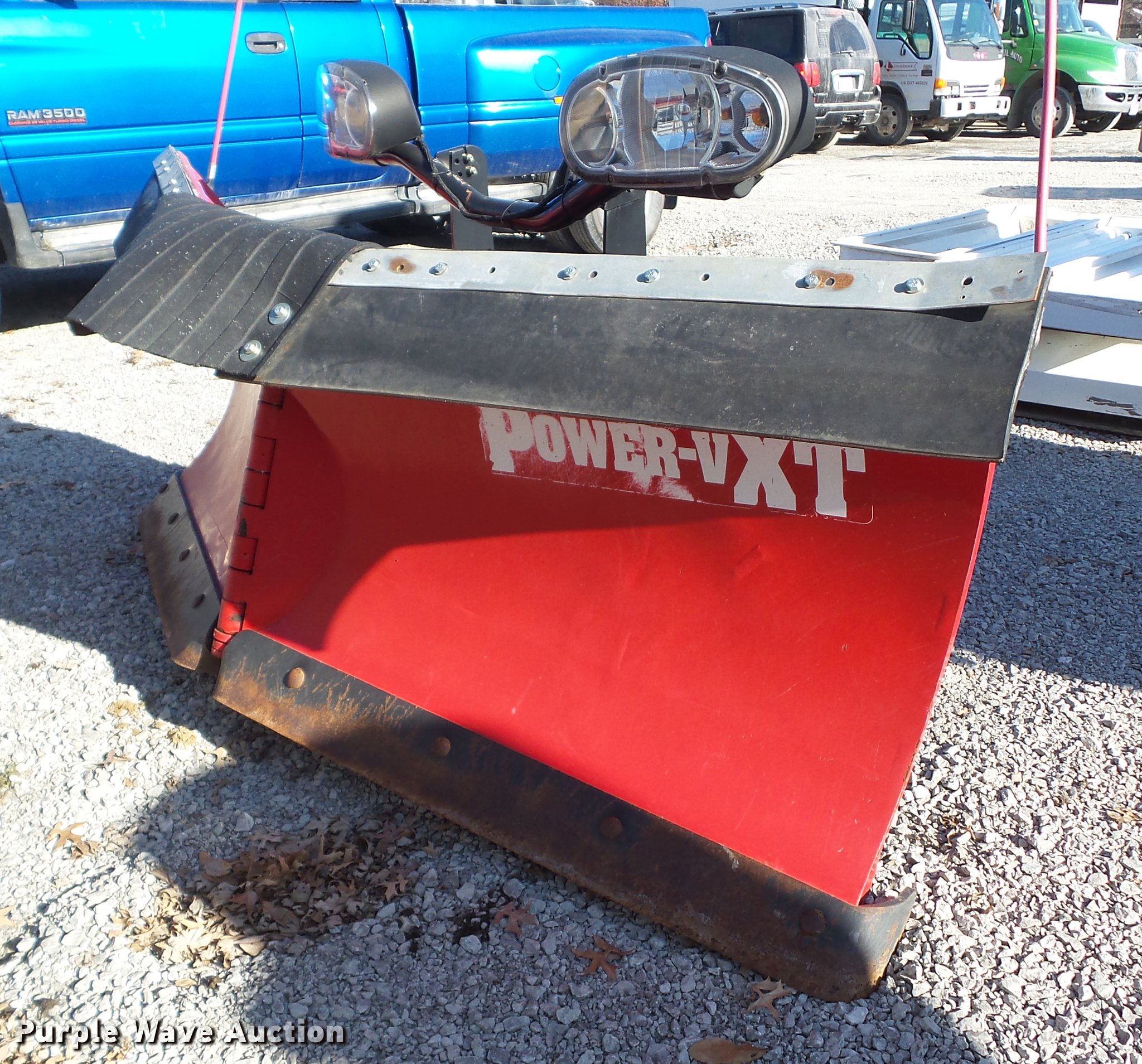 Boss Power VXT snow plow in Centerville, IA | Item EM9038 sold | Purple ...