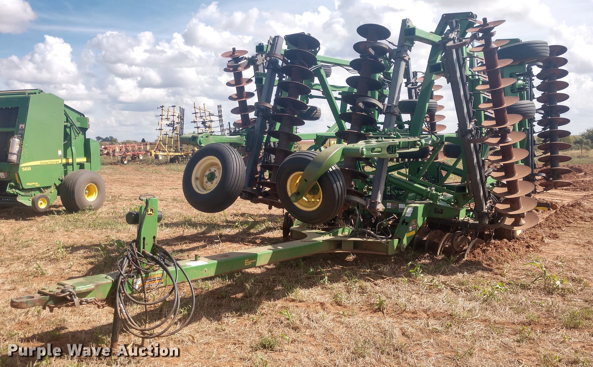 2008 John Deere 637 disk in Anthony, KS | Item DE6445 sold | Purple Wave