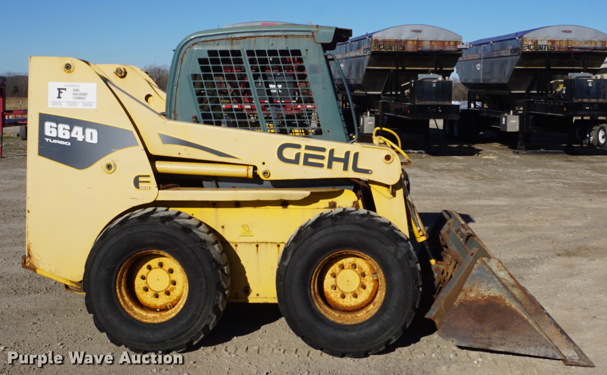 2007 Gehl 6640E skid steer in Mound City, KS | Item DF1722 sold ...